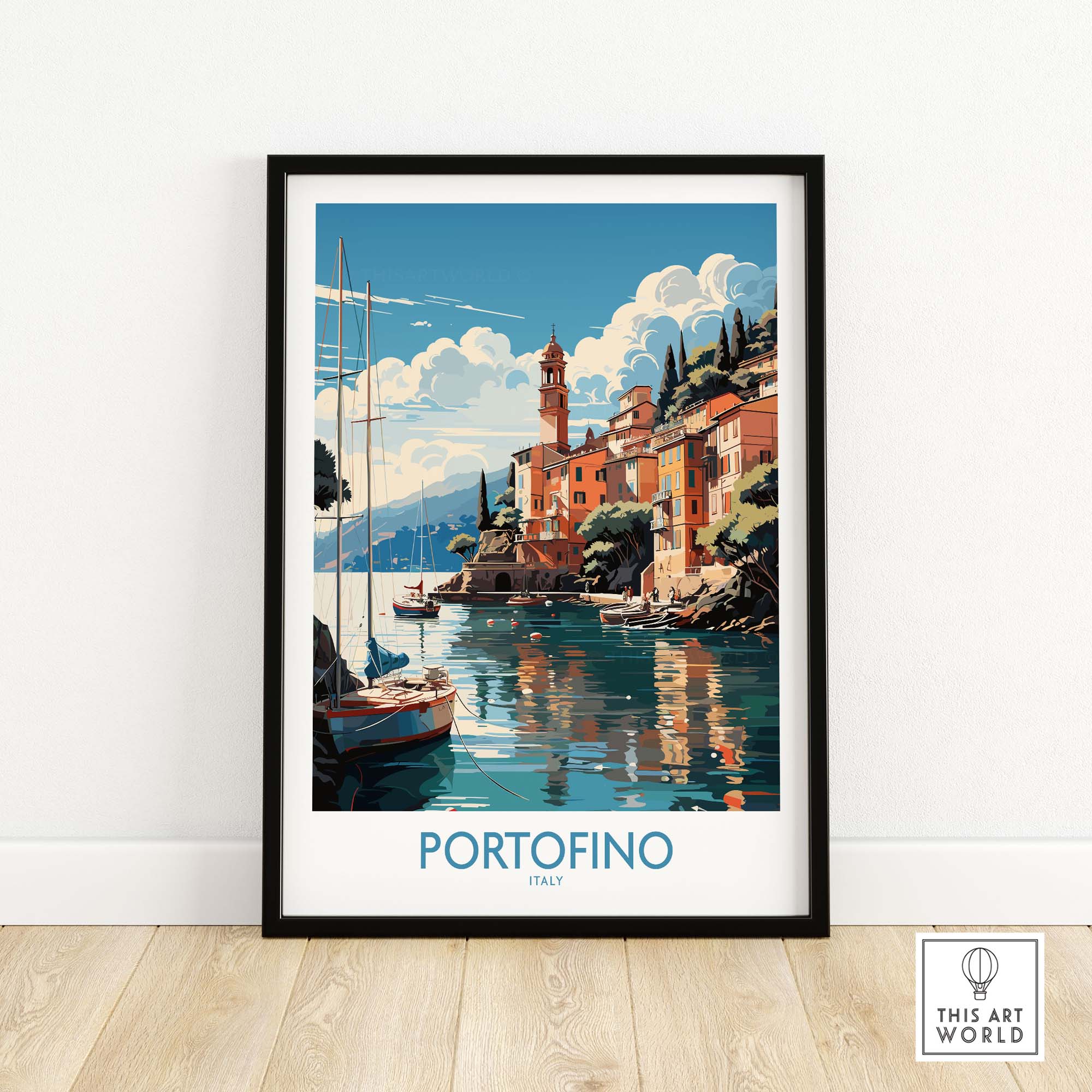 Portofino Poster - Capture Italy's Beauty – This Art World