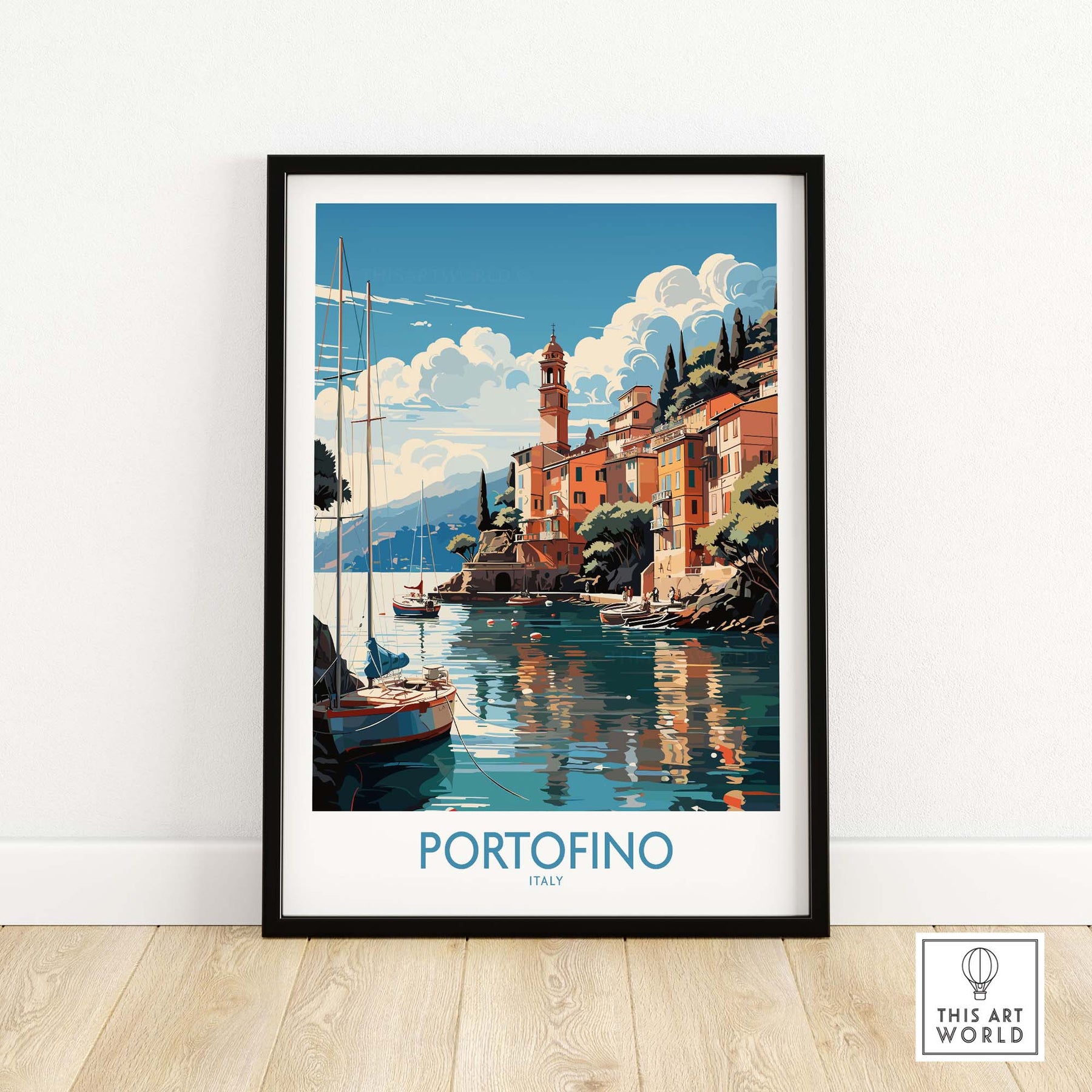 Portofino Poster - Capture Italy's Beauty – This Art World