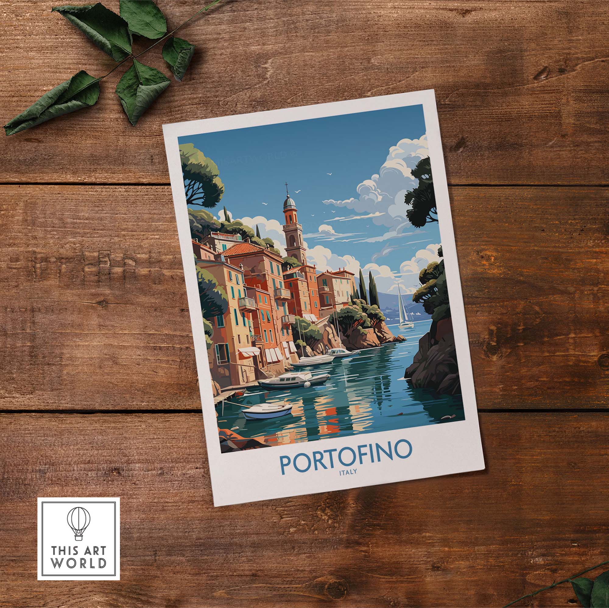 Portofino Wall Print exclusive at This Art World