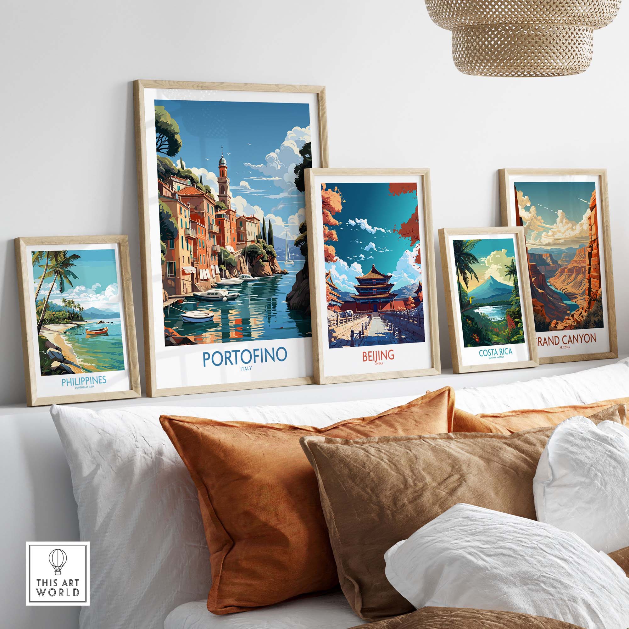 Portofino Wall Print exclusive at This Art World