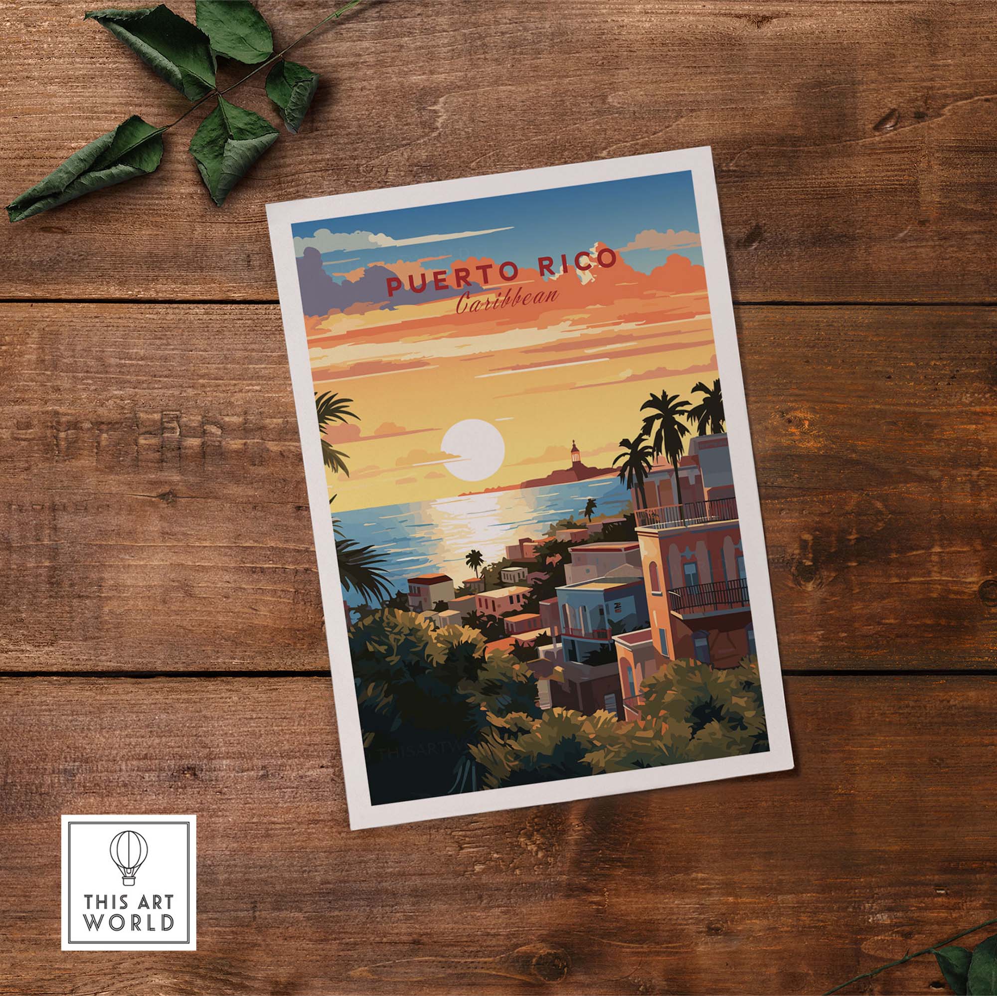 Puerto Rico Art Print exclusive at This Art World