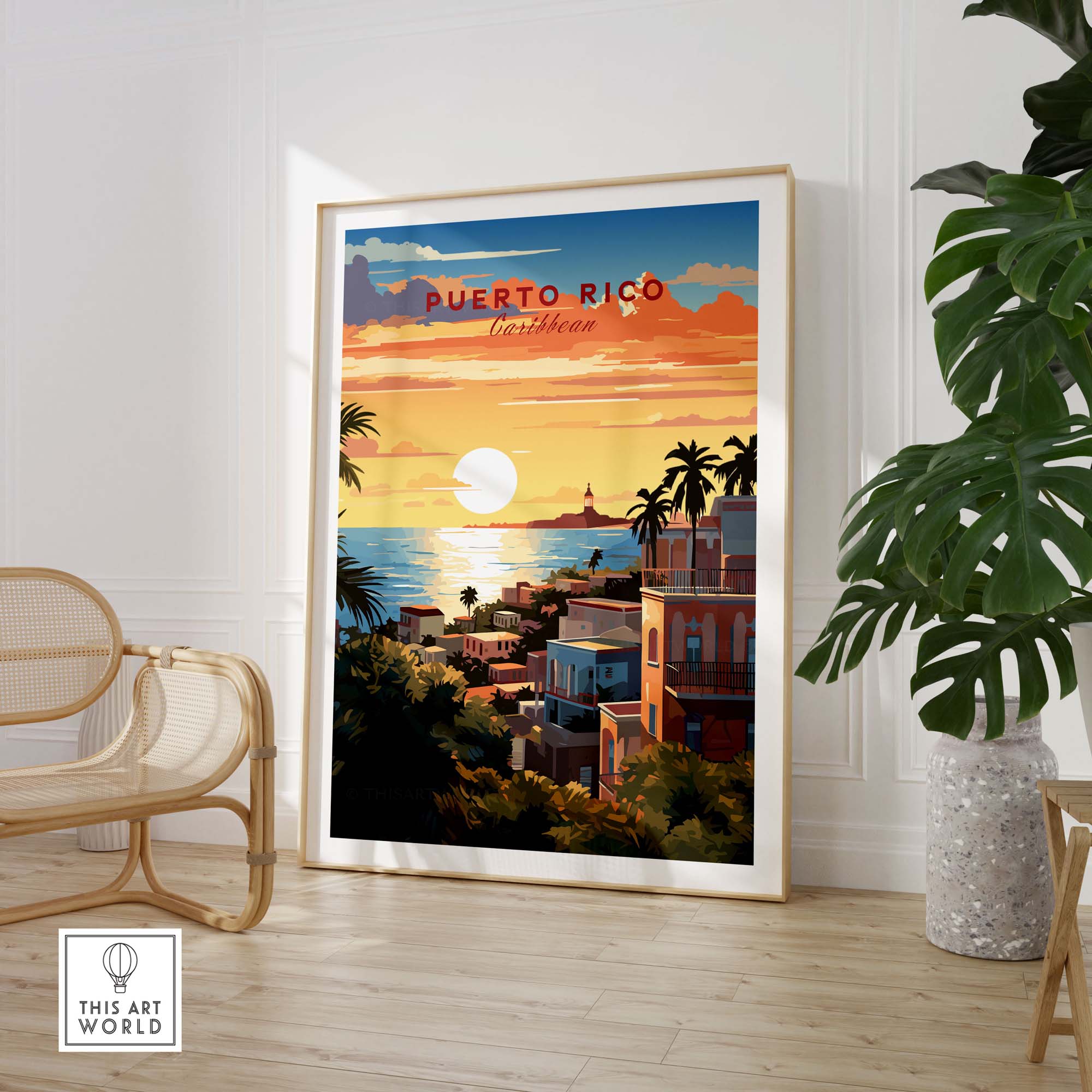 Puerto Rico Art Print exclusive at This Art World