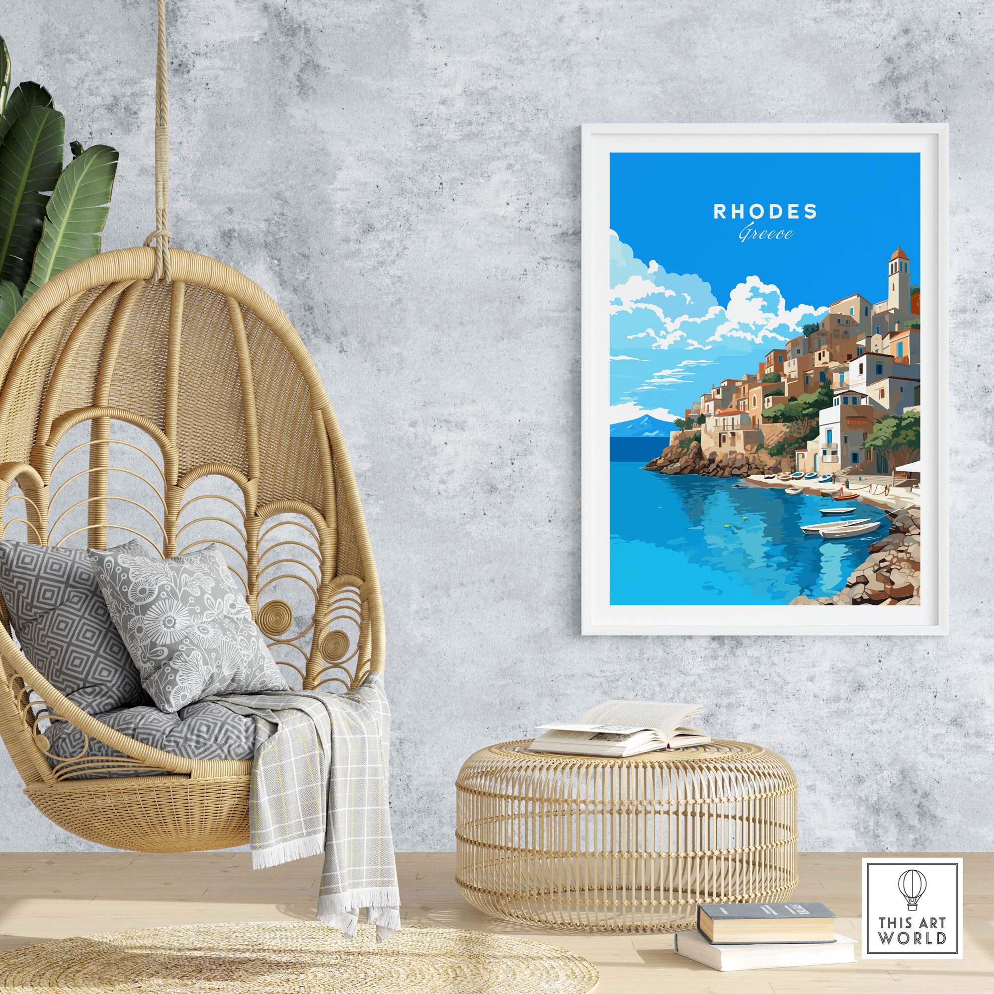 Rhodes Greece Poster exclusive at This Art World