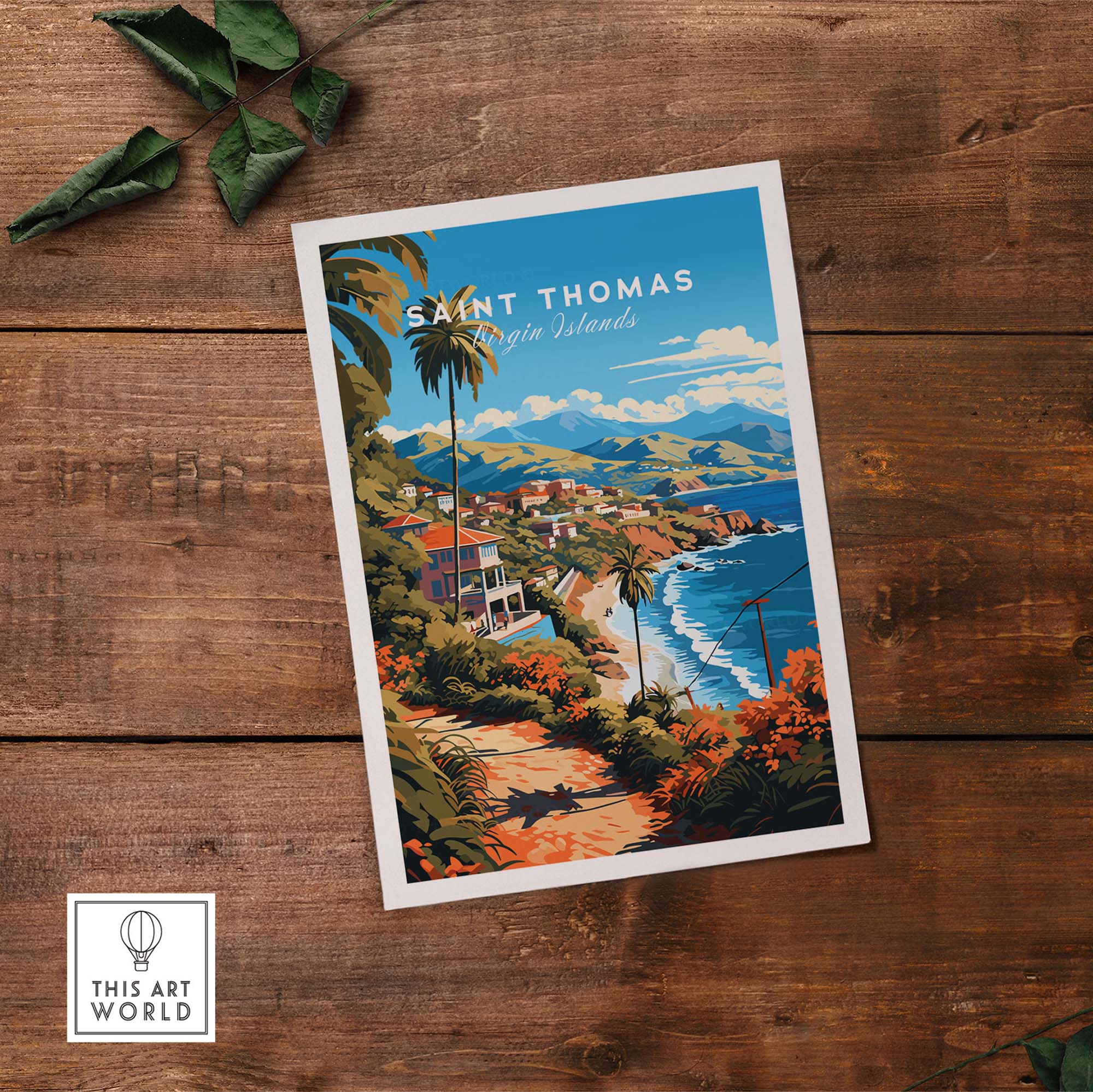 Saint Thomas Poster exclusive at This Art World