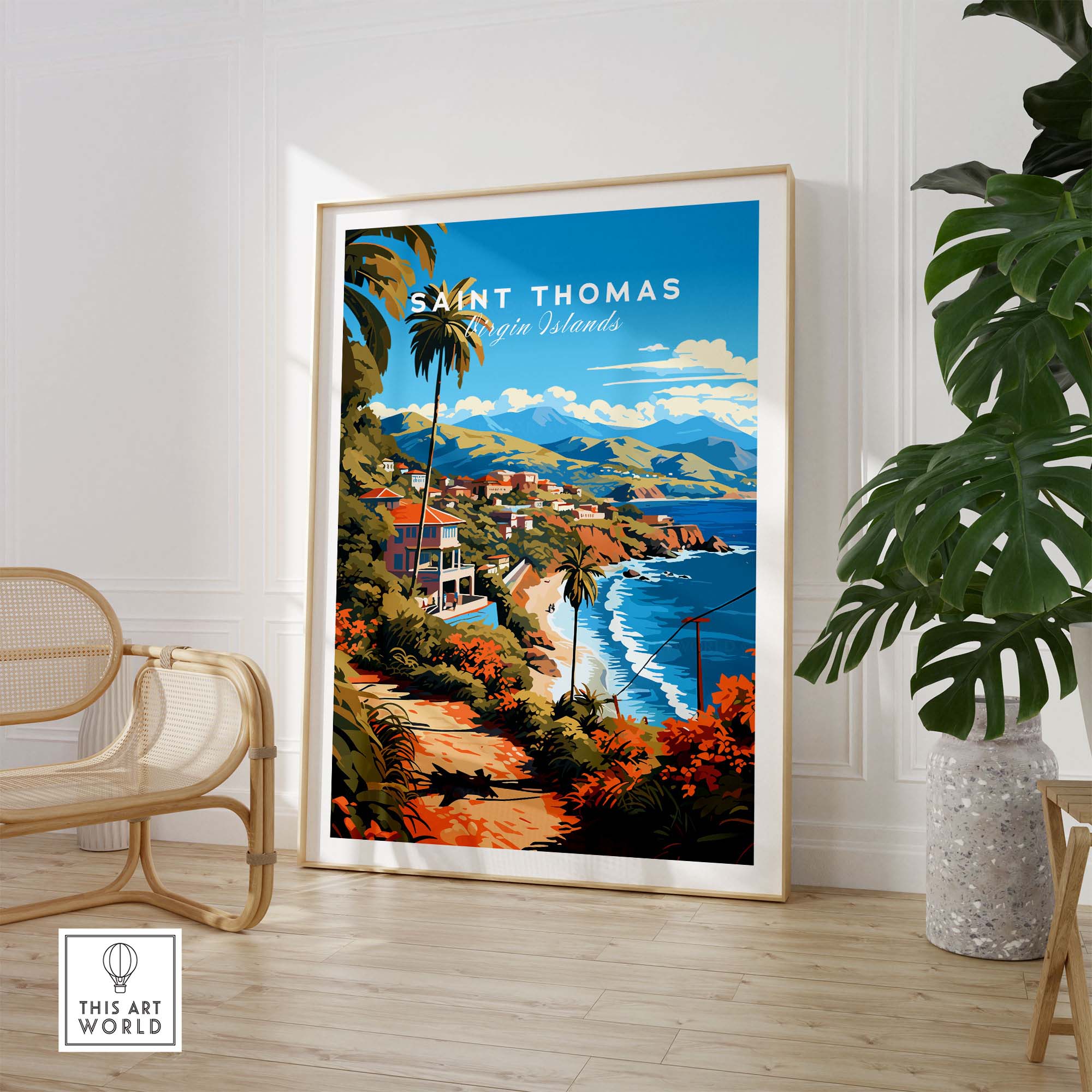 Saint Thomas Poster exclusive at This Art World