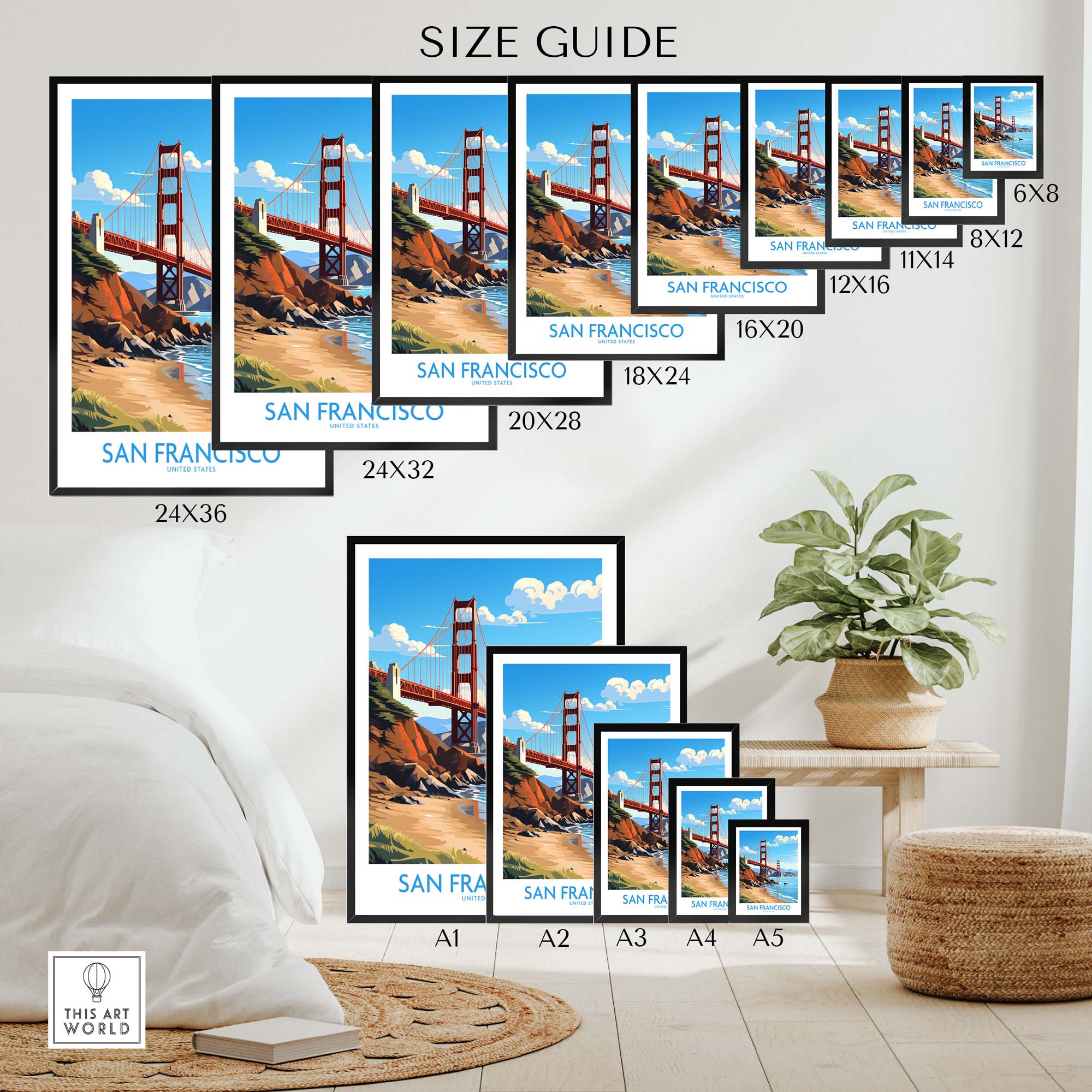 San Francisco Poster exclusive at This Art World