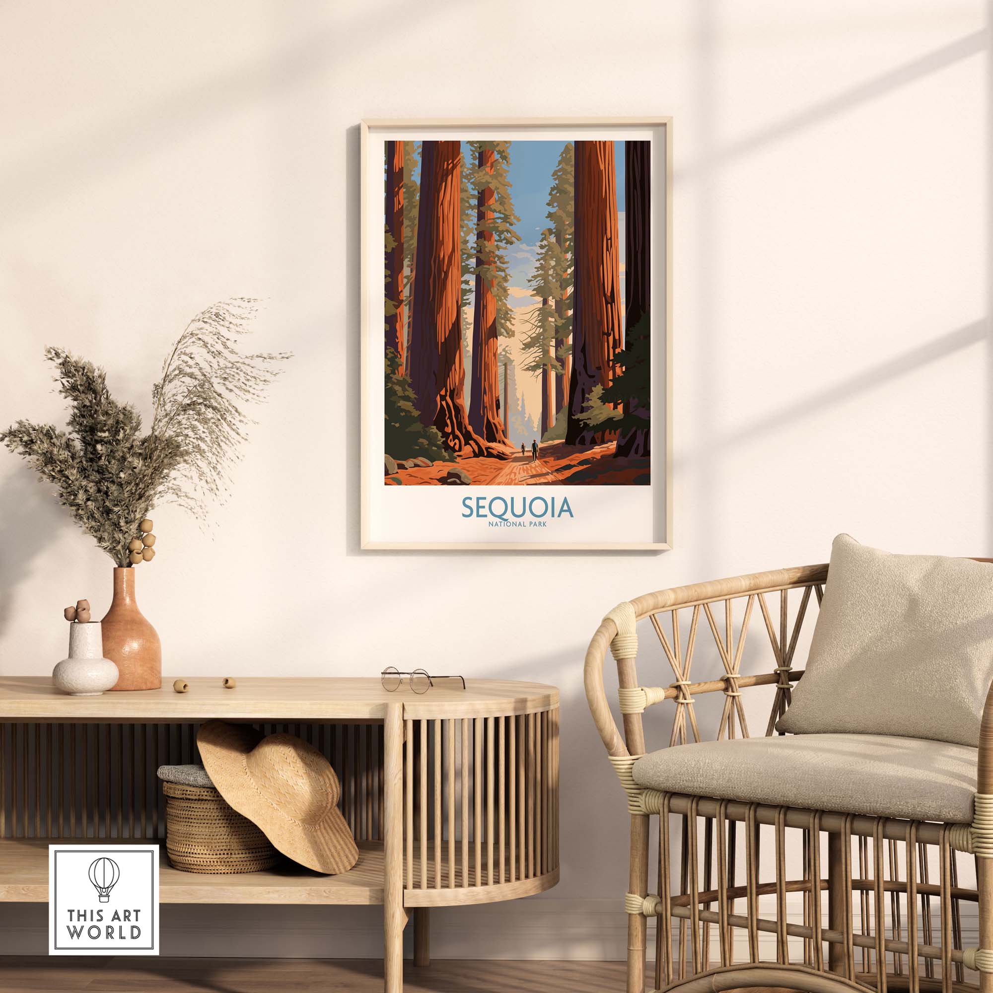 Sequoia Print | National Park exclusive at This Art World
