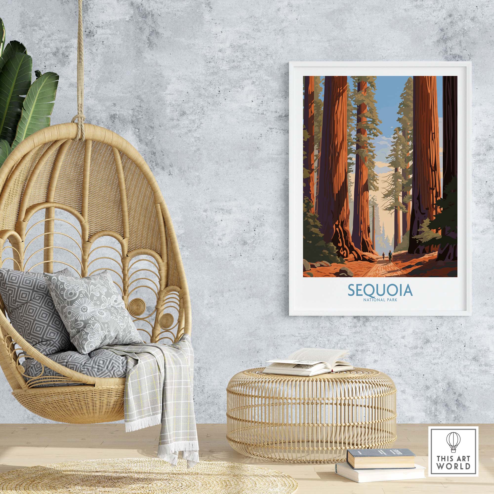 Sequoia Print | National Park exclusive at This Art World
