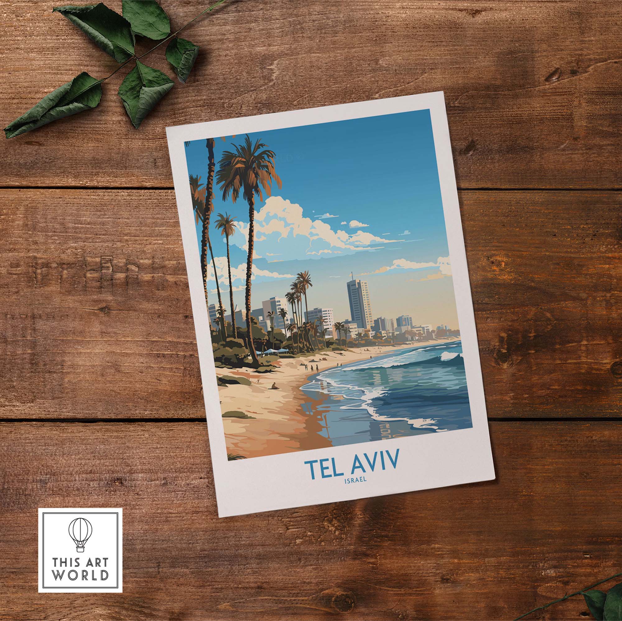 Tel Aviv Art Print exclusive at This Art World