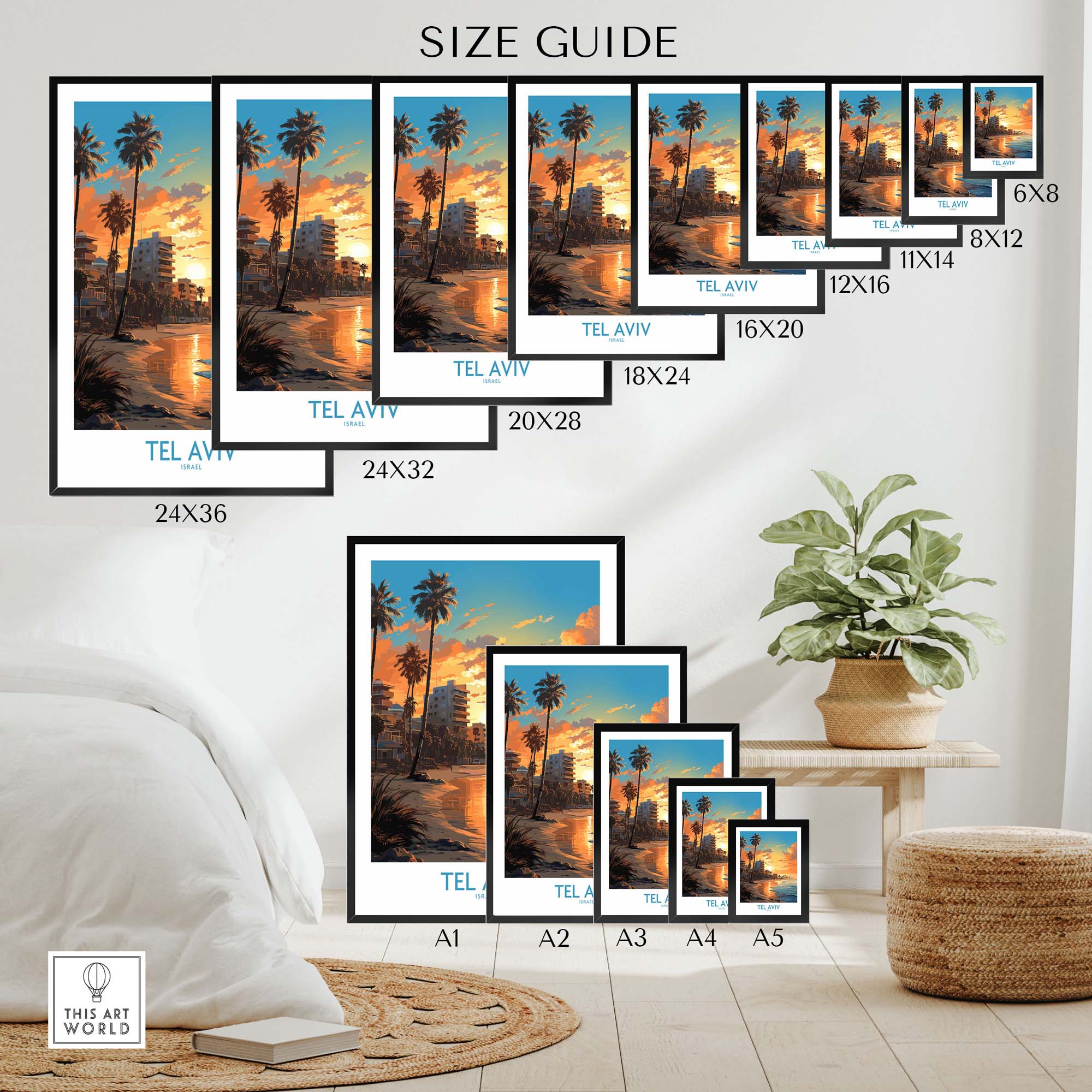 Tel Aviv Poster exclusive at This Art World