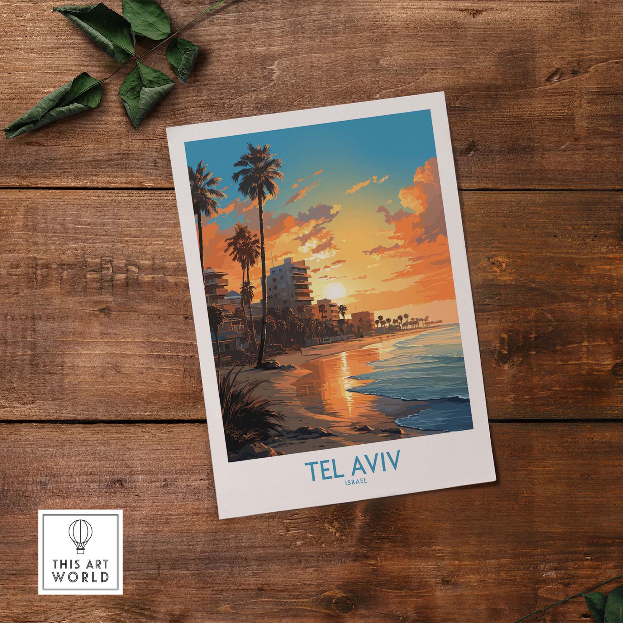 Tel Aviv Poster exclusive at This Art World