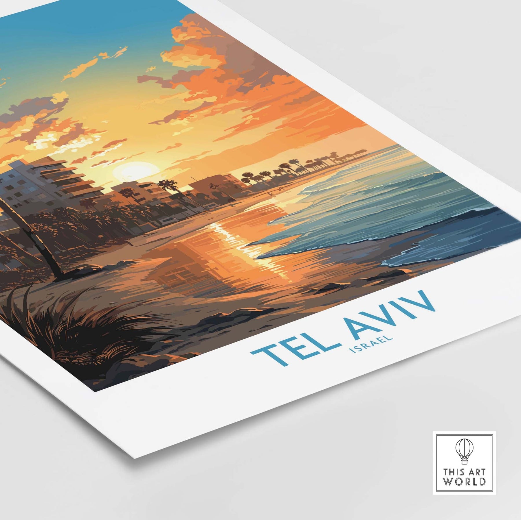 Vibrant Tel Aviv Poster - Wall Art for Your Home – This Art World