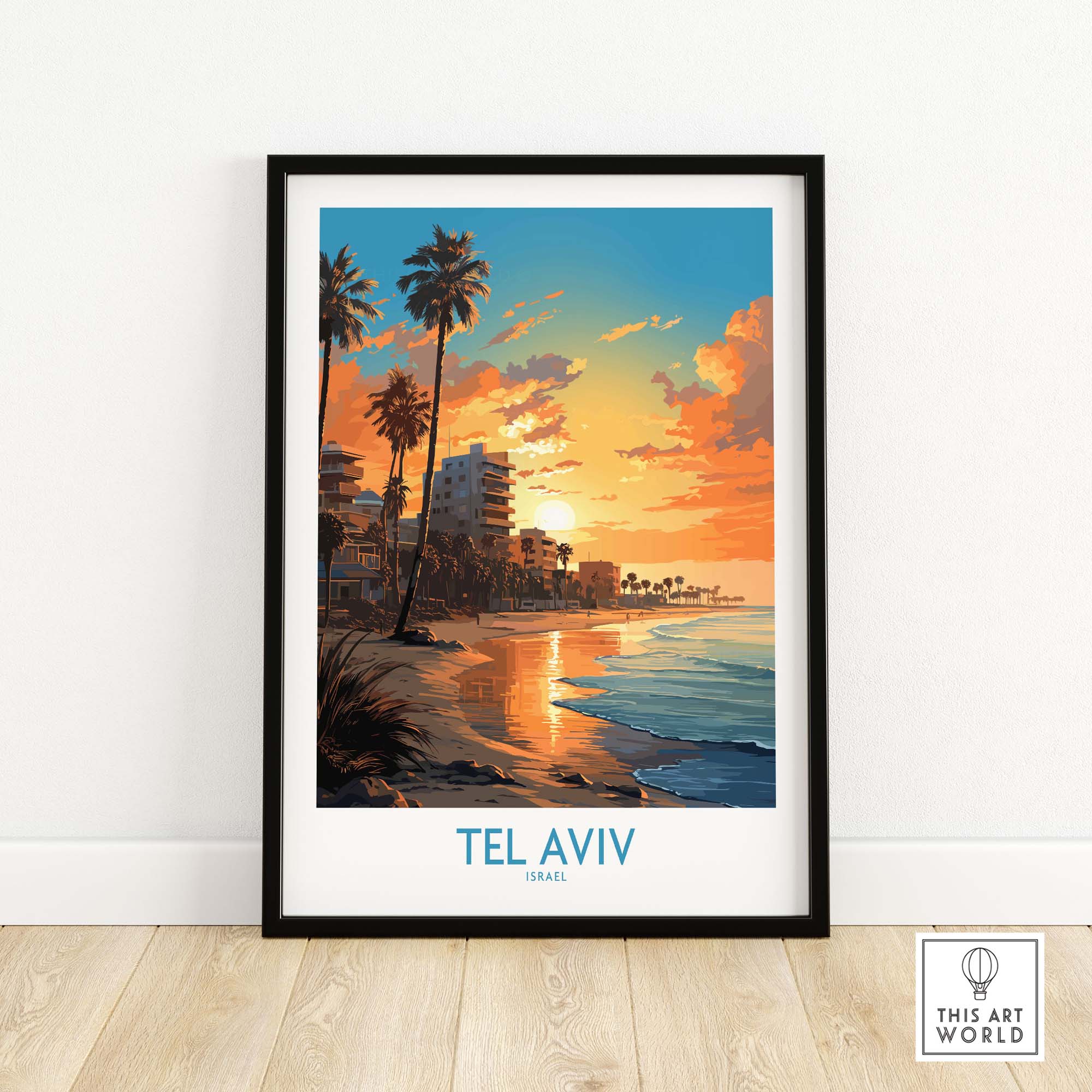 Vibrant Tel Aviv Poster - Wall Art for Your Home – This Art World