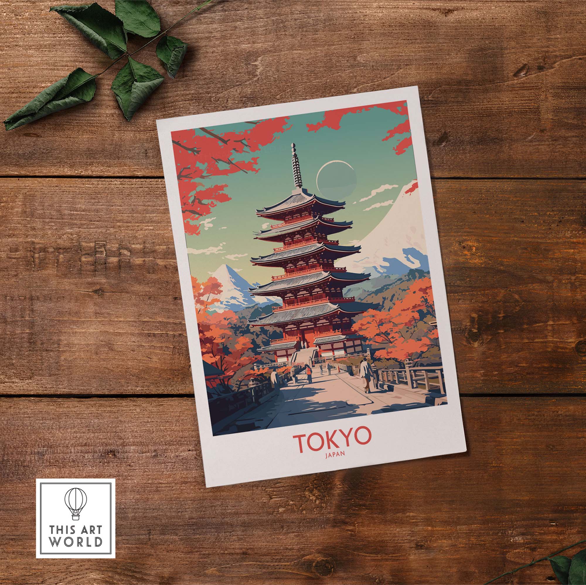 Tokyo Japan Poster | Modern Style exclusive at This Art World