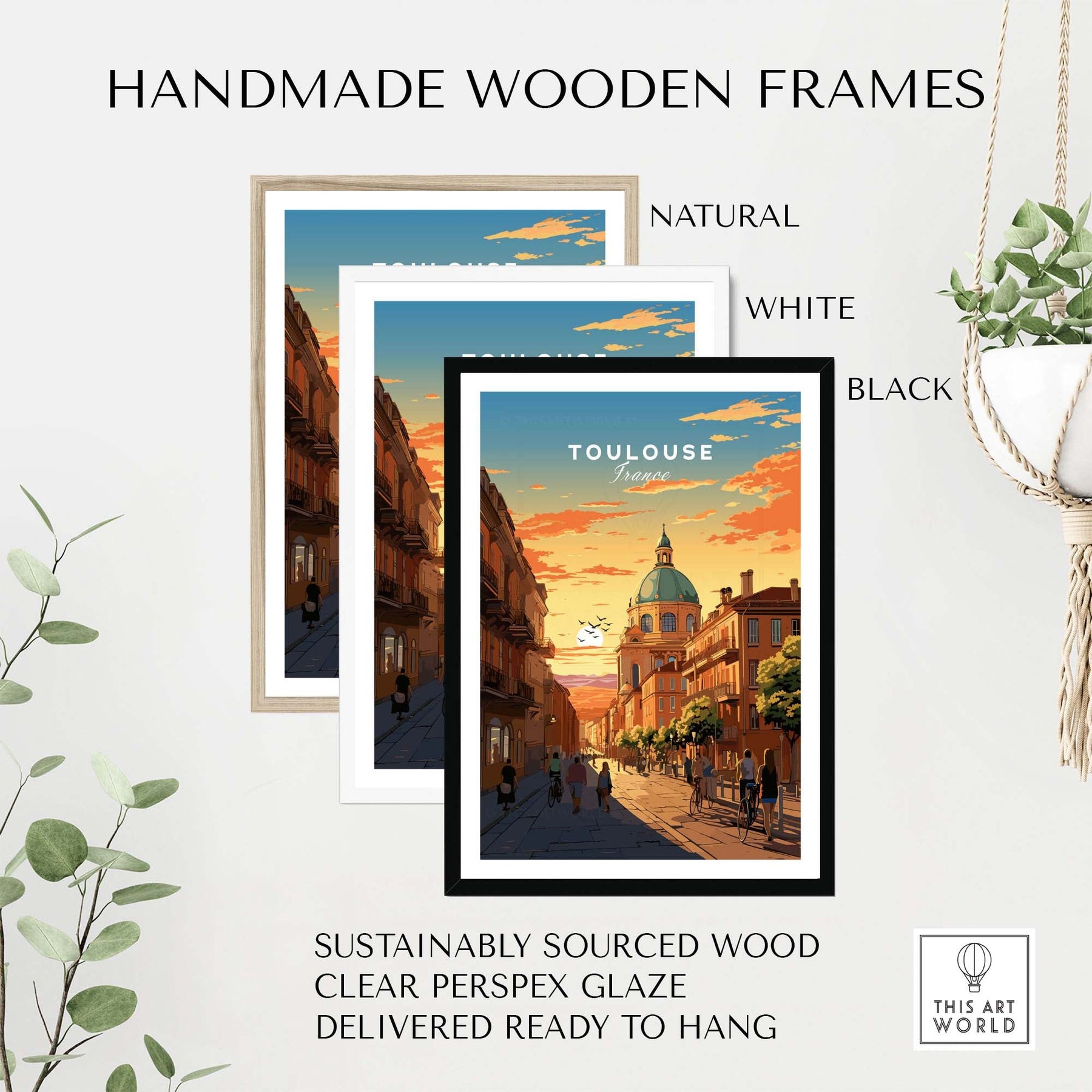 Toulouse Poster - Captivating French Wall Art