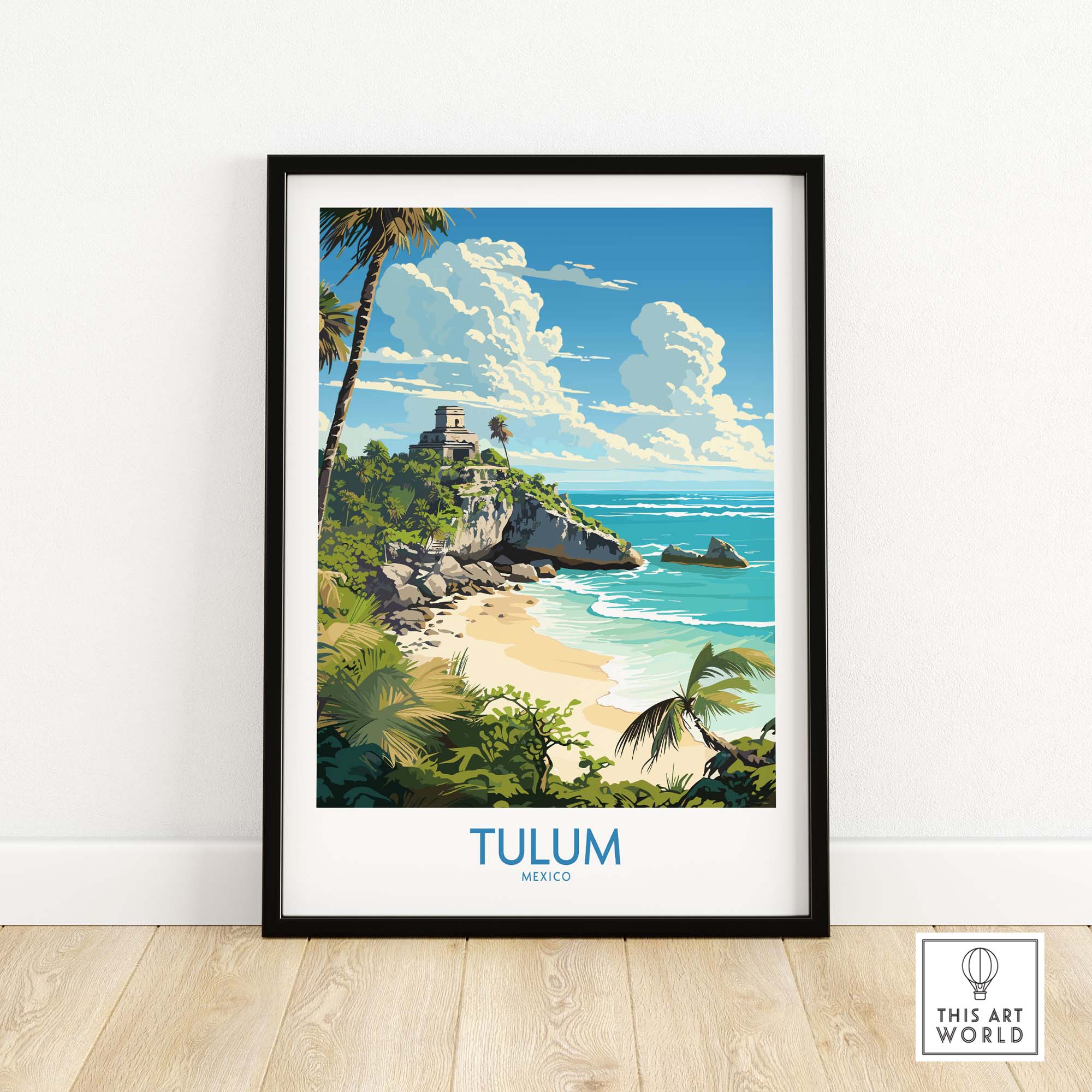 Tulum Poster - Vibrant Mexican Wall Art – This Art World