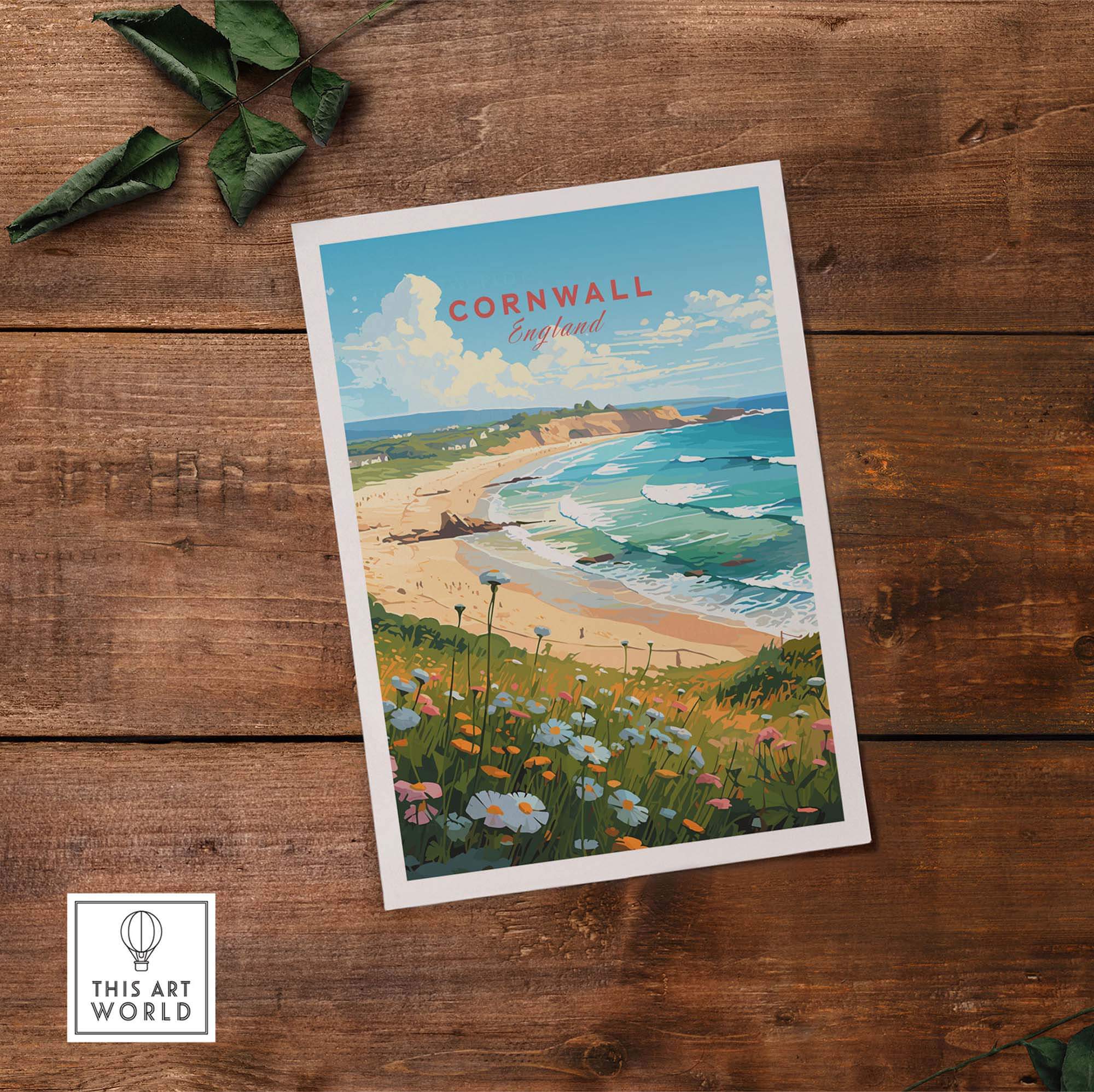 Cornwall Art Print exclusive at This Art World