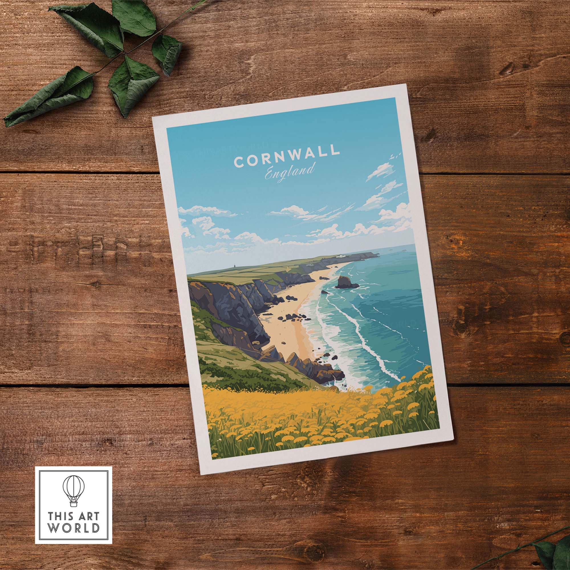 Cornwall Poster exclusive at This Art World
