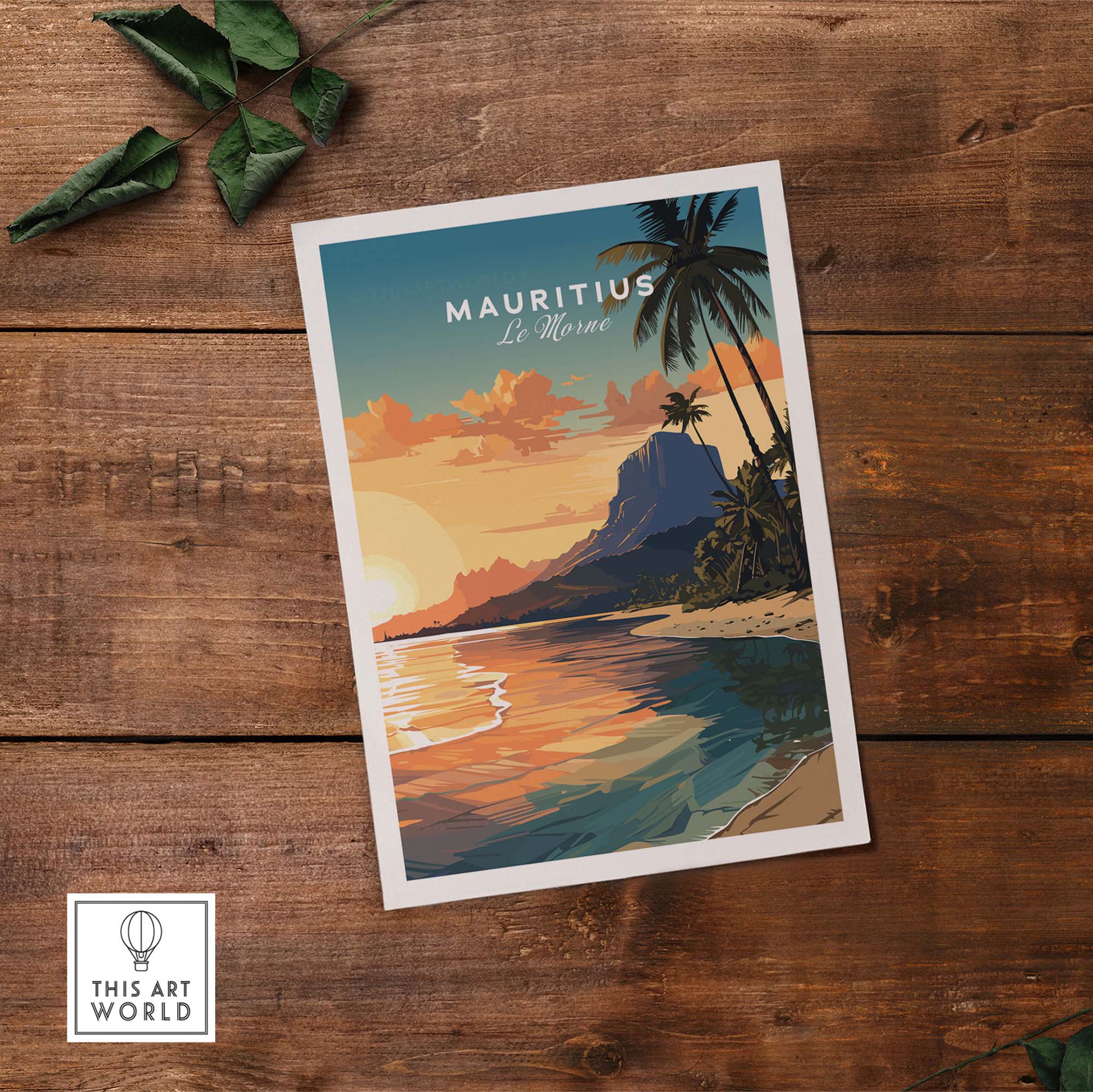 Le Morne Mauritius Poster exclusive at This Art World