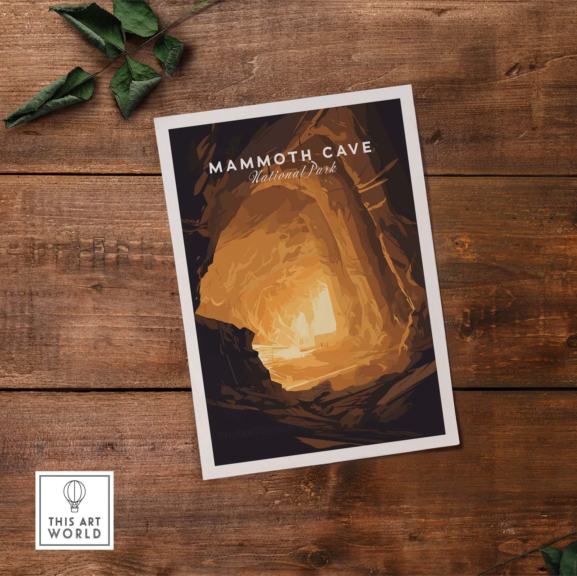 Mammoth Cave Poster - National Park Wall Art