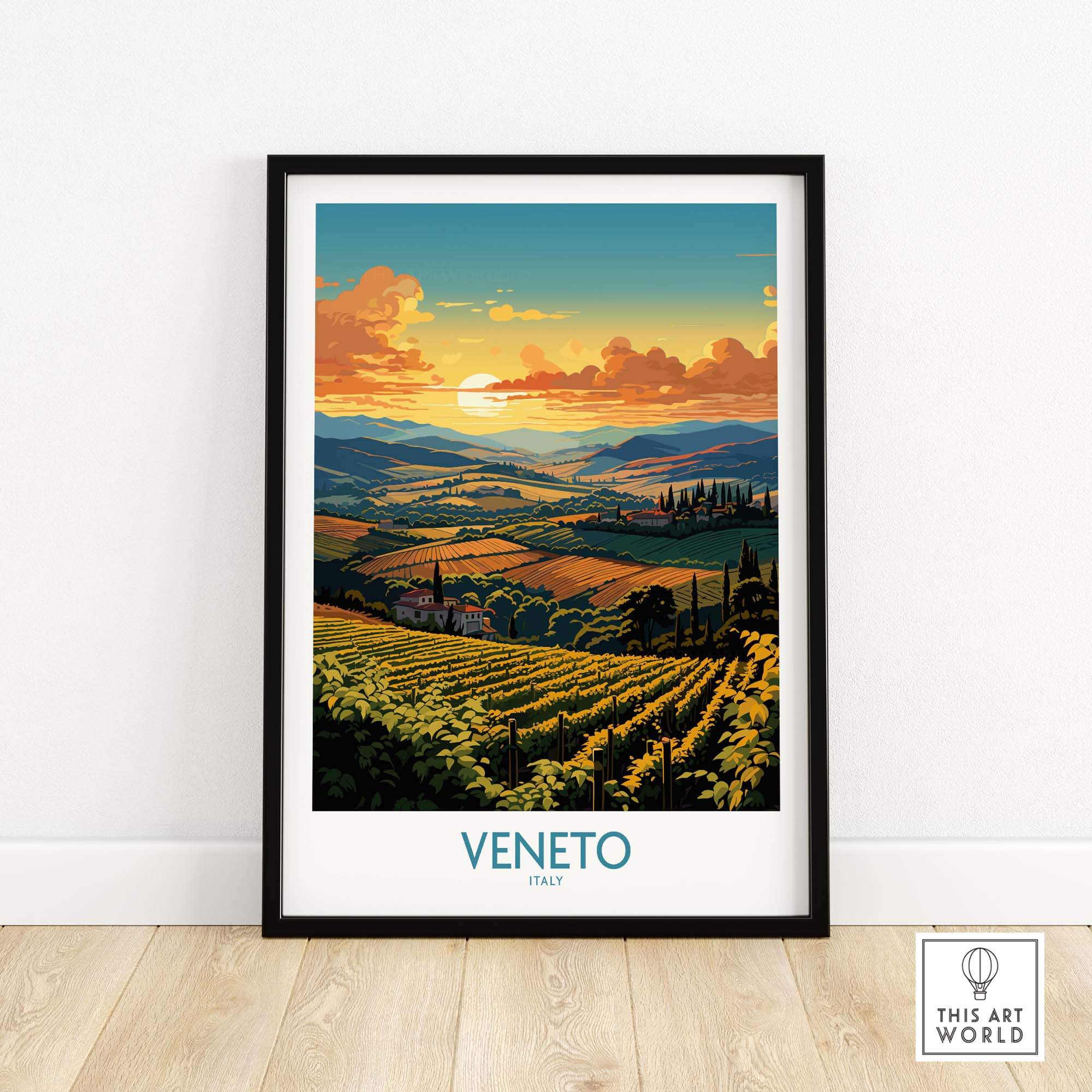 Stunning Veneto Italy Poster for Your Home