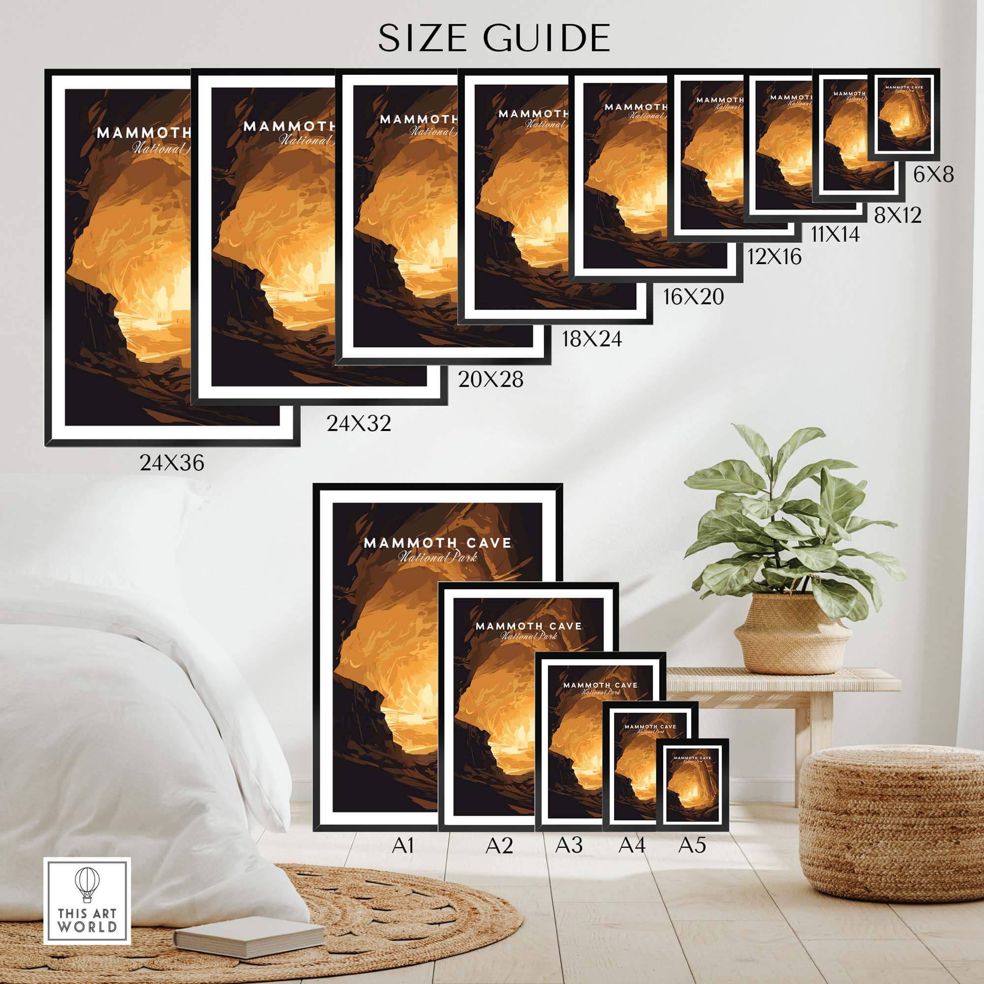 Mammoth Cave Poster - National Park Wall Art