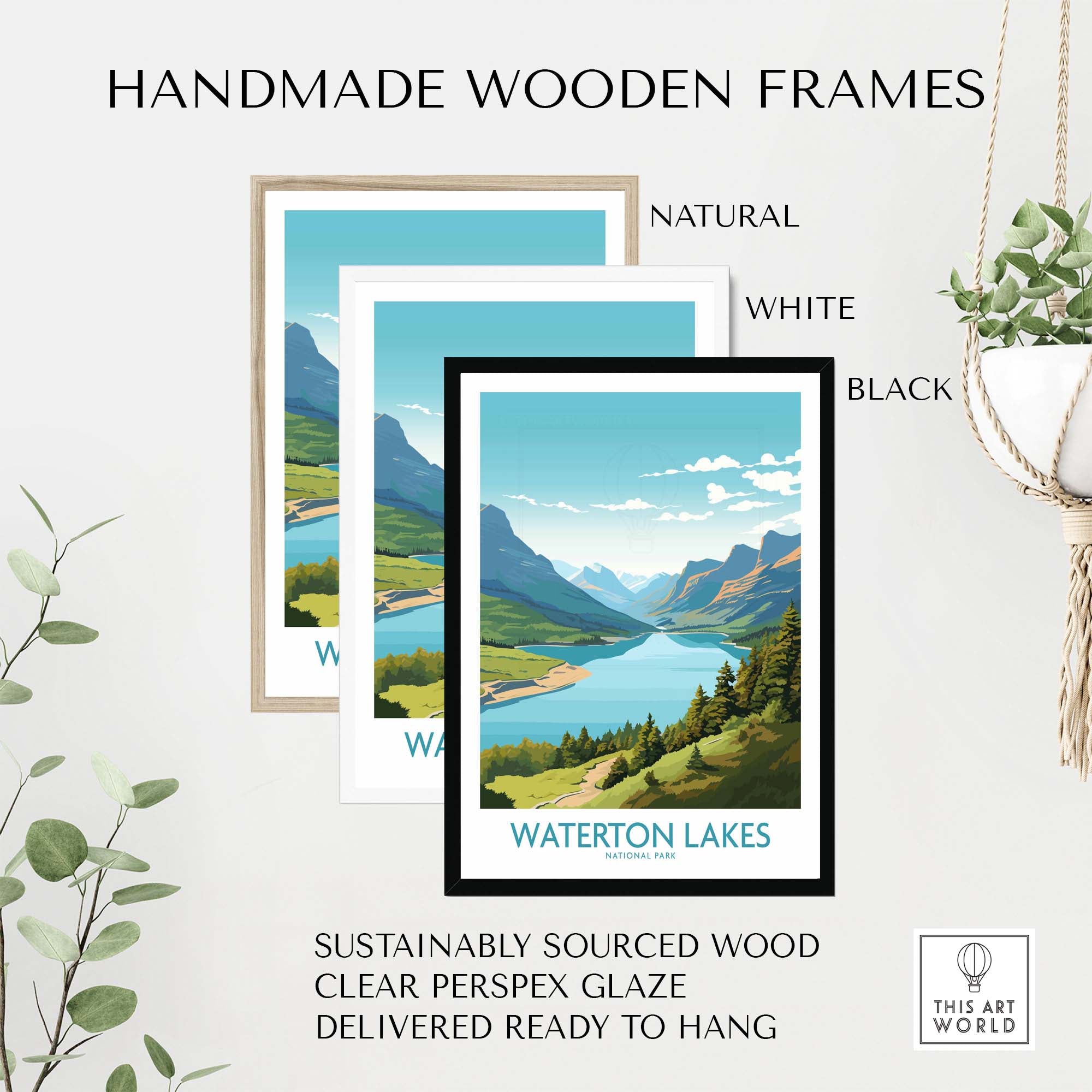 Waterton Lakes National Park Print exclusive at This Art World