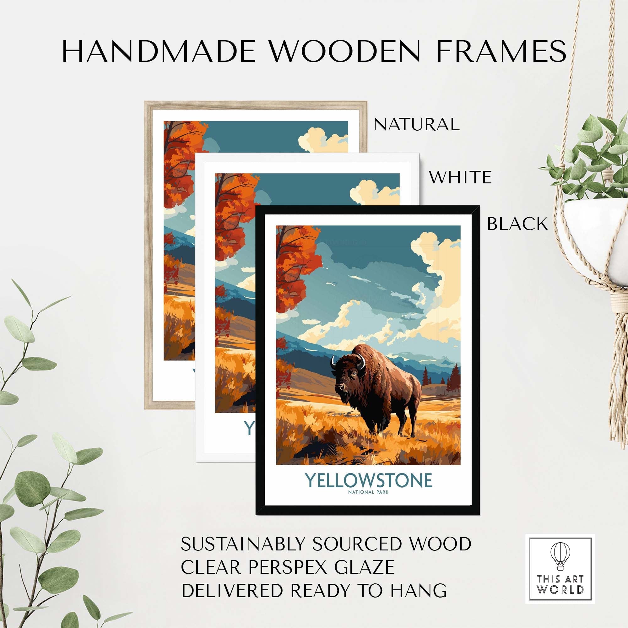 Yellowstone Poster | National Park exclusive at This Art World