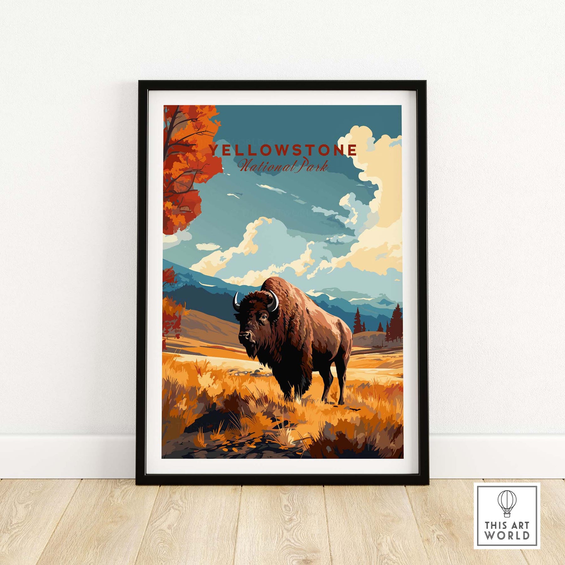 Yellowstone Print | Stunning National Park Artwork
