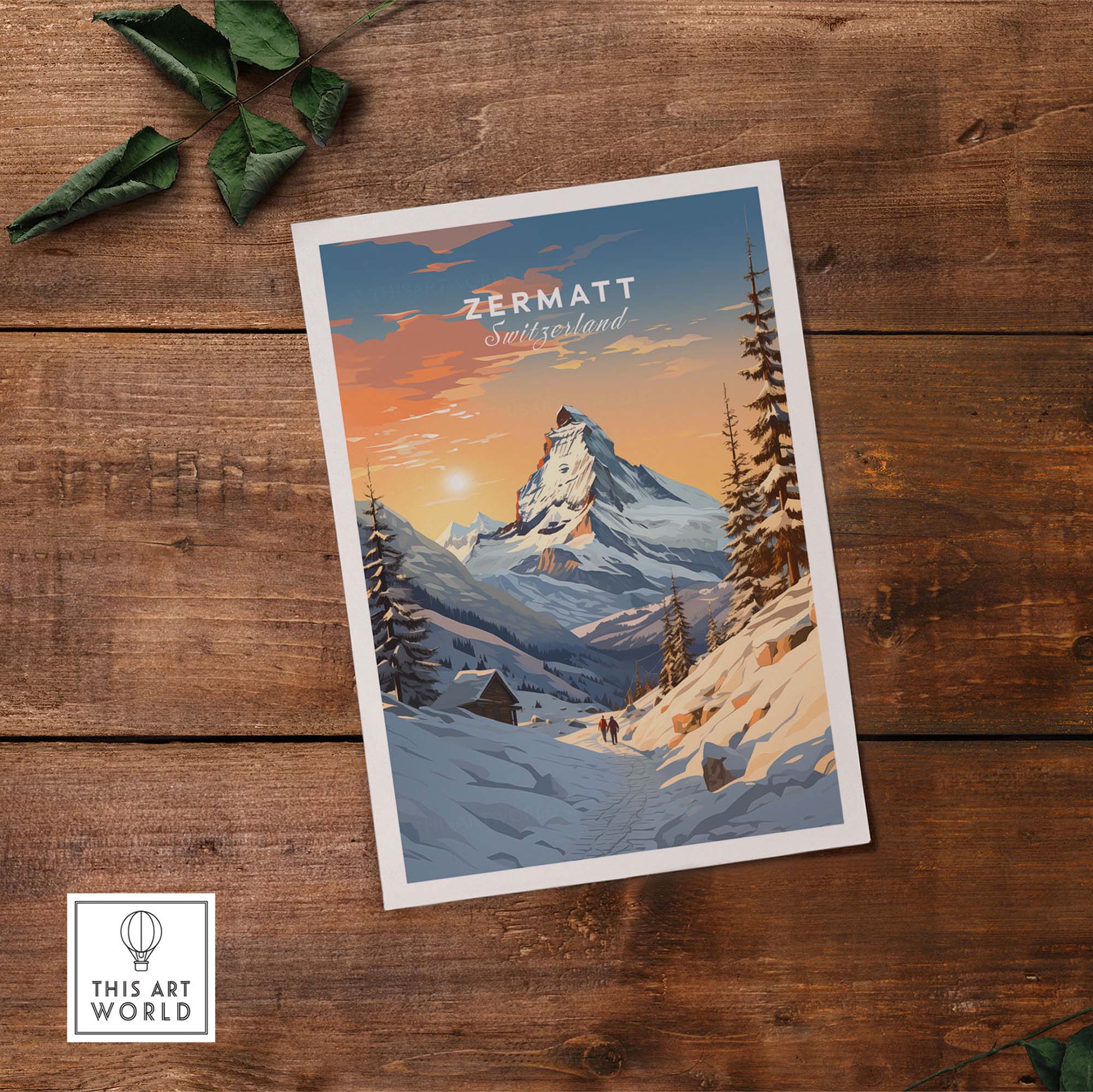 Zermatt Poster exclusive at This Art World