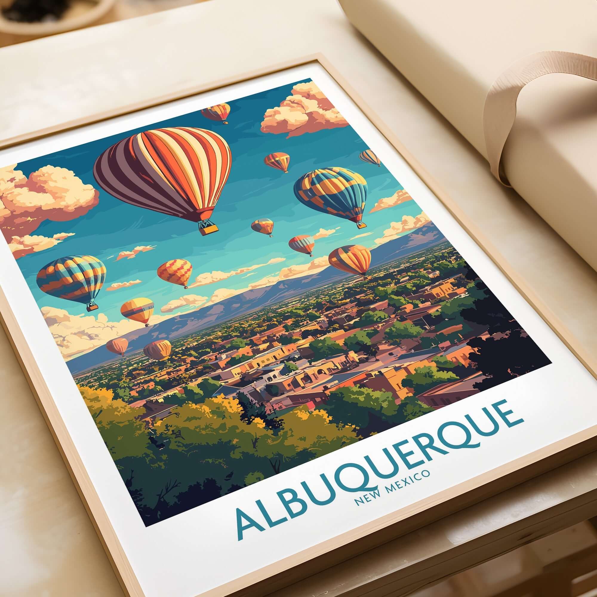 Vibrant Albuquerque Art Print for Your Home – This Art World