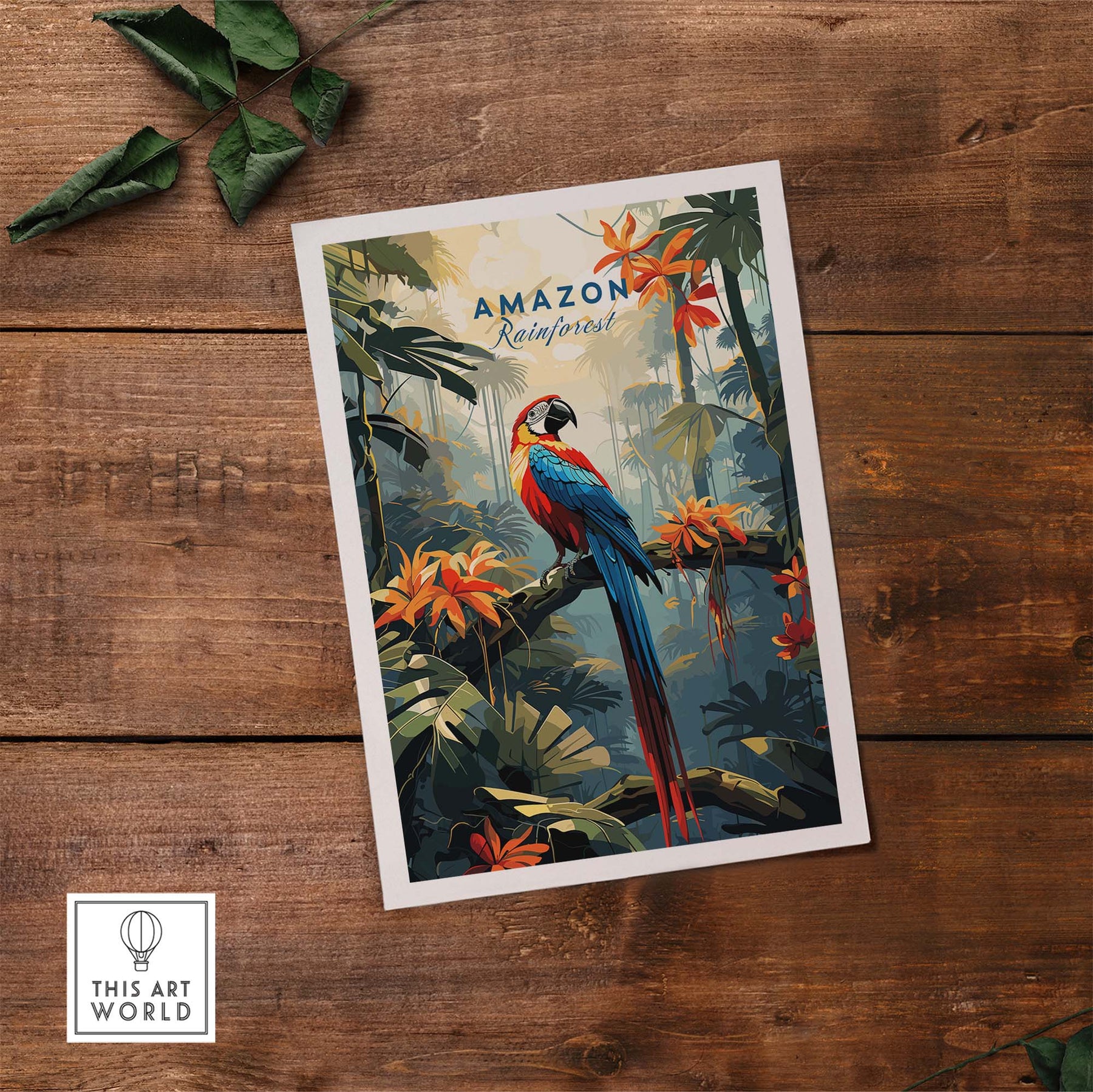 Vibrant Amazon Rainforest Poster - Nature's Beauty