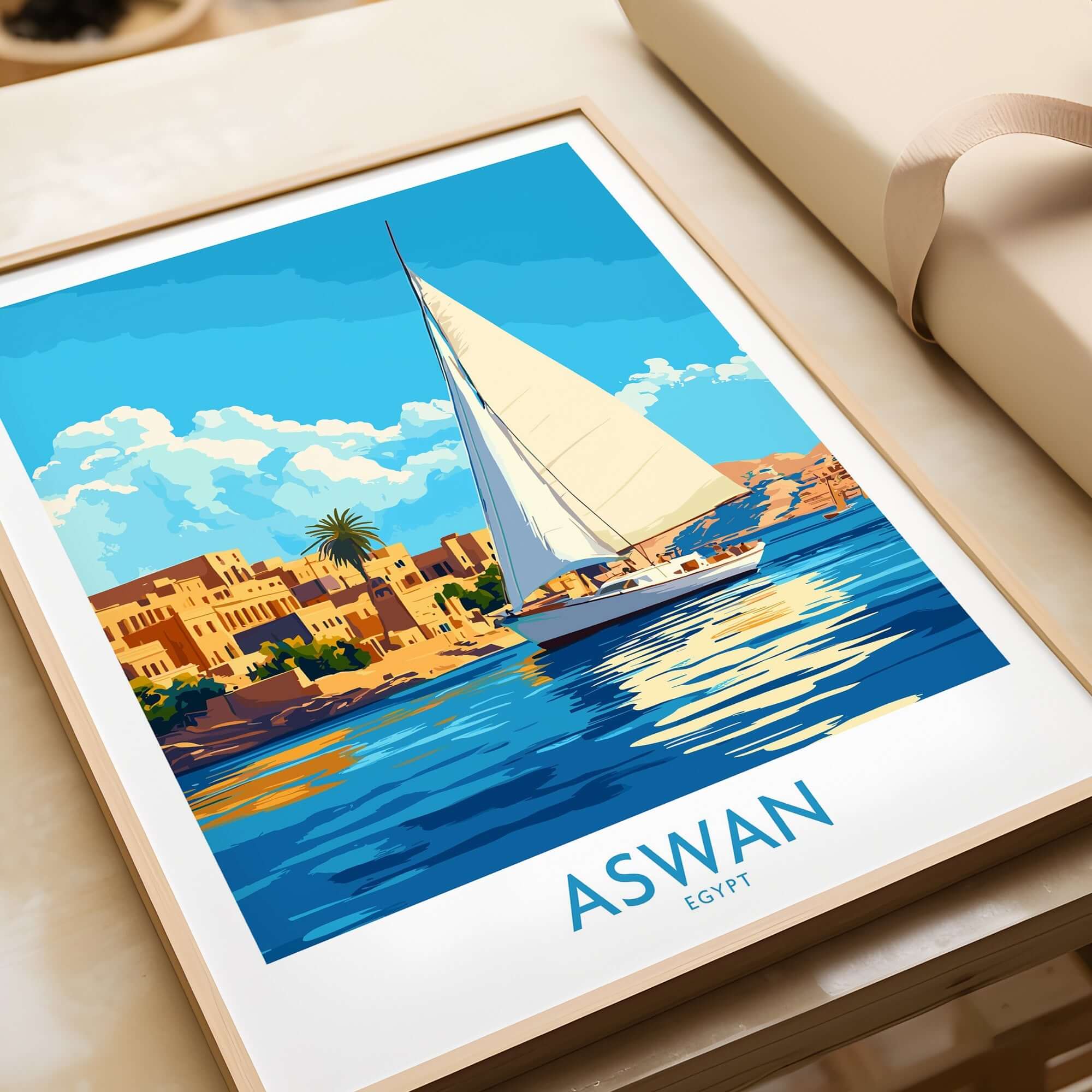 Aswan Wall Art Print - Elegant Home Decor – This Art World