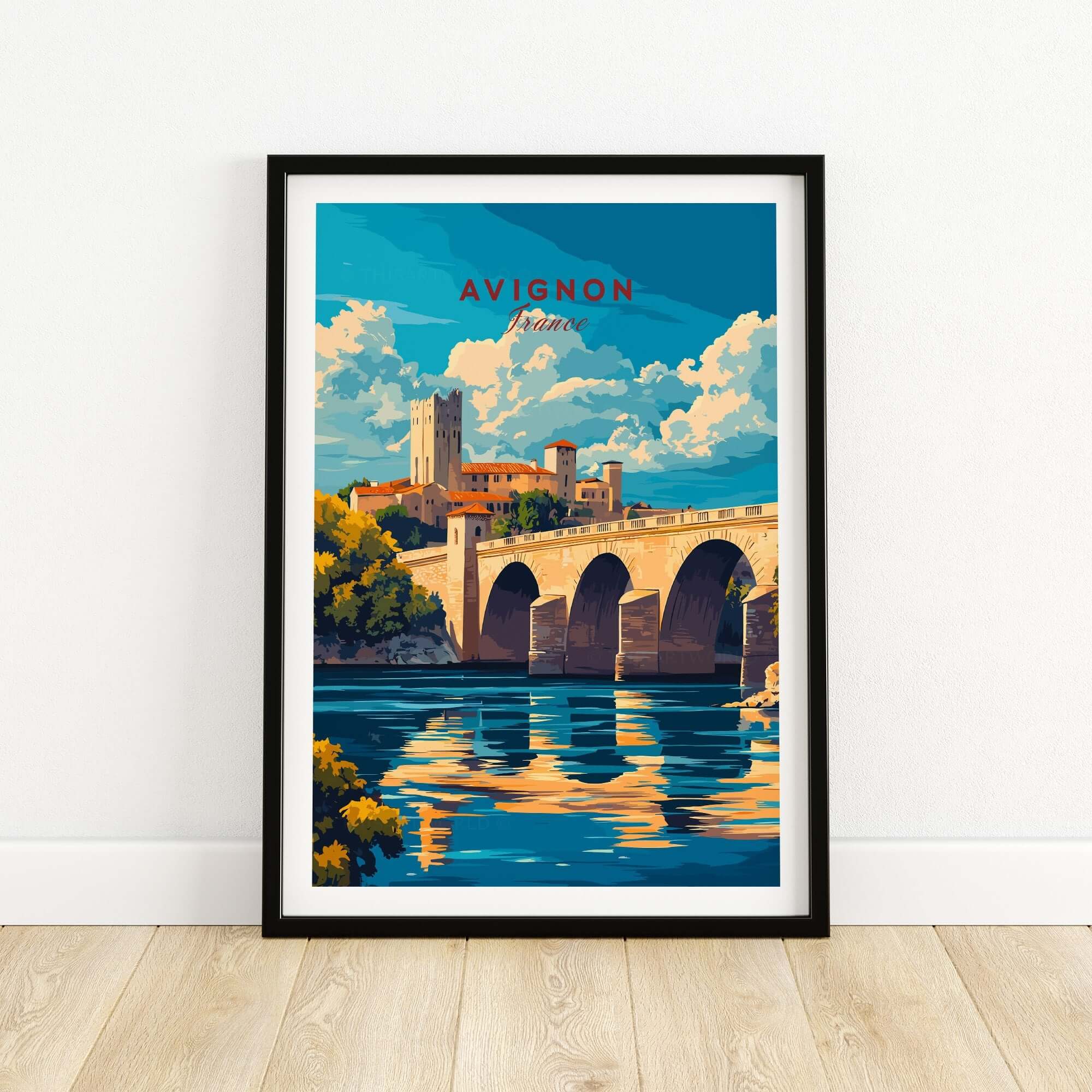Avignon Travel Print - France Wall Art – This Art World