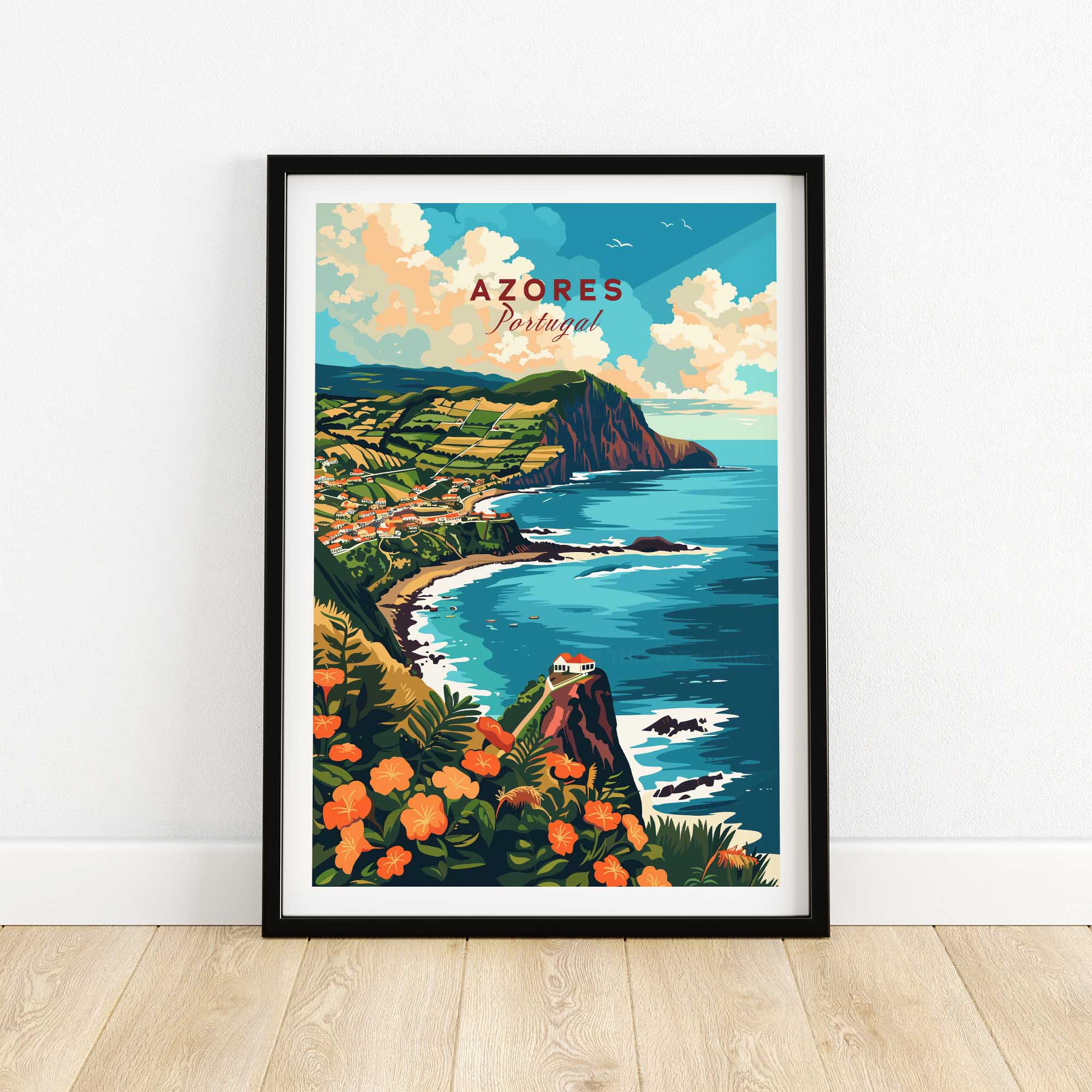 Stunning Azores Poster Print for Your Space