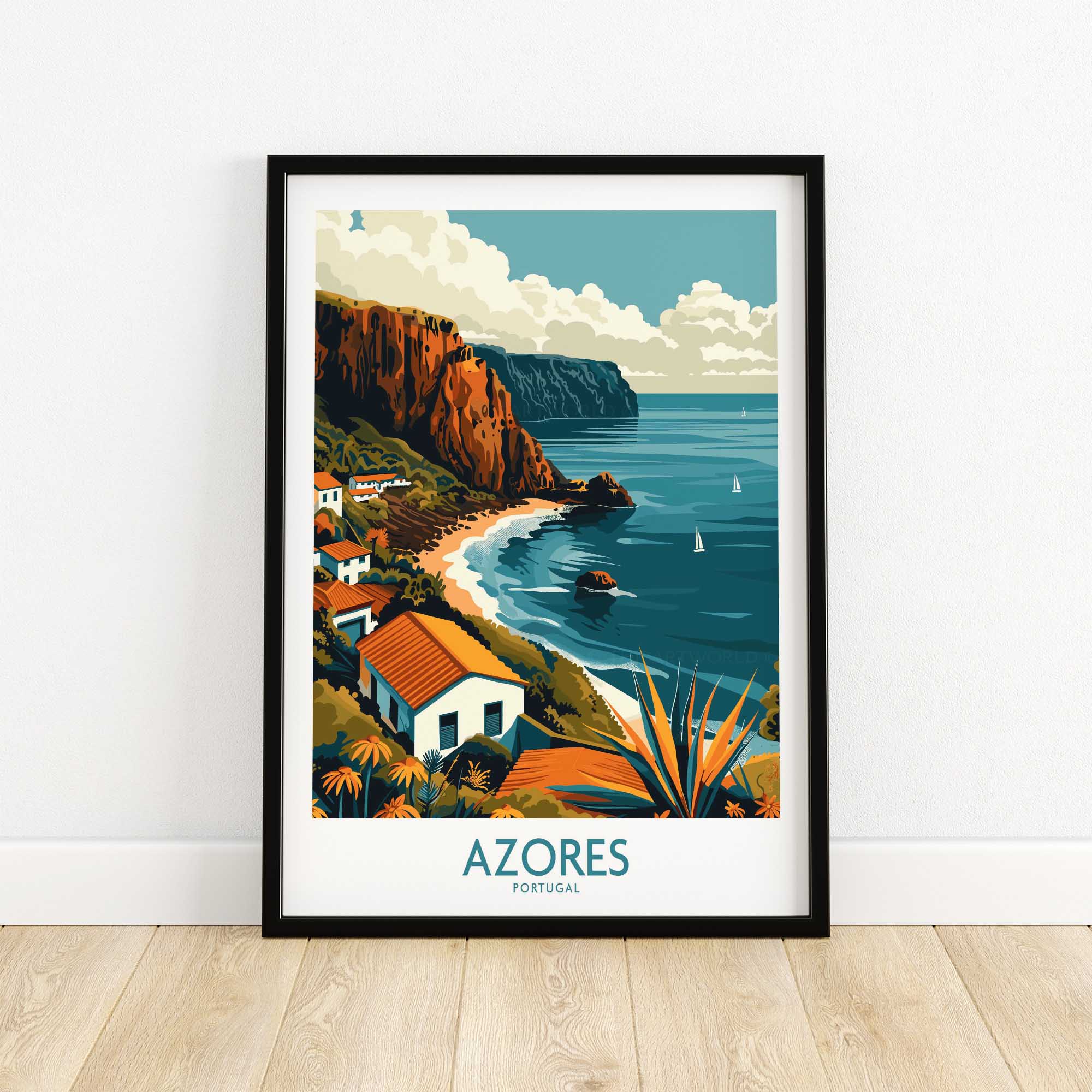 Azores Print - Vintage Style Home Decor – This Art World