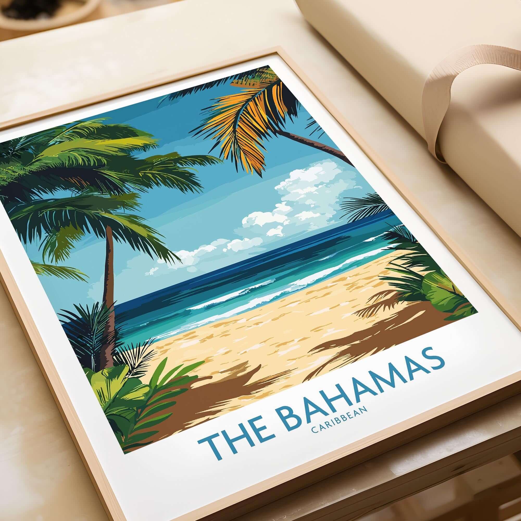 Bahamas Poster - Tropical Wall Art – This Art World