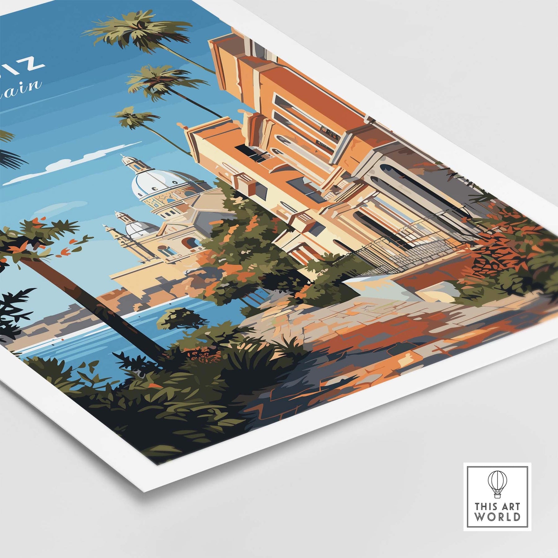 Cadiz Spain Poster - Stunning Travel Print – This Art World