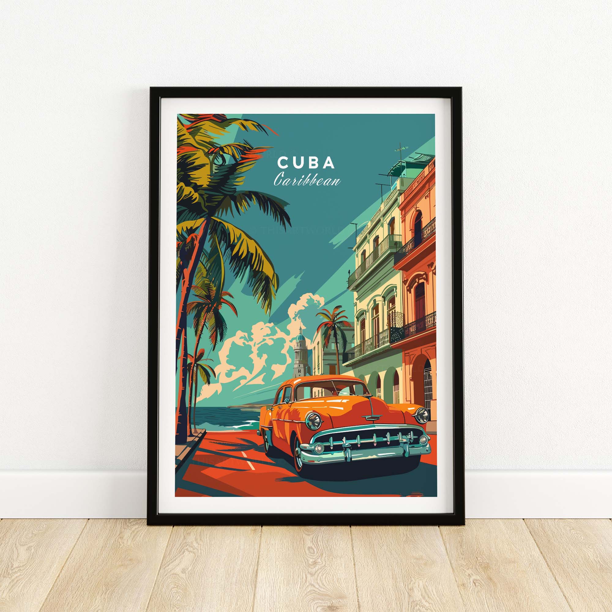 Vibrant Cuba Art Print for Home Décor – This Art World