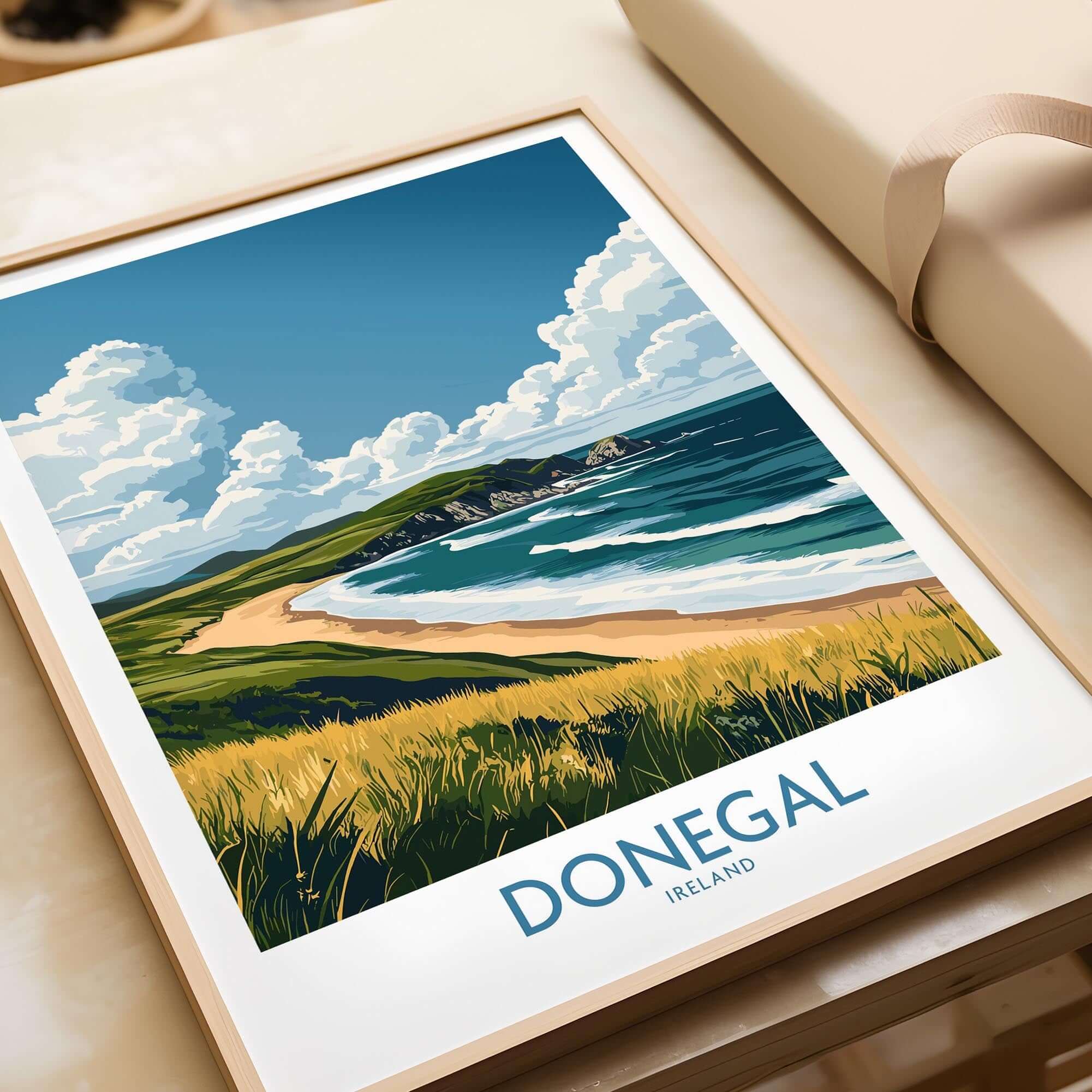 Donegal Travel Poster - Stunning Wall Art of Ireland – This Art World
