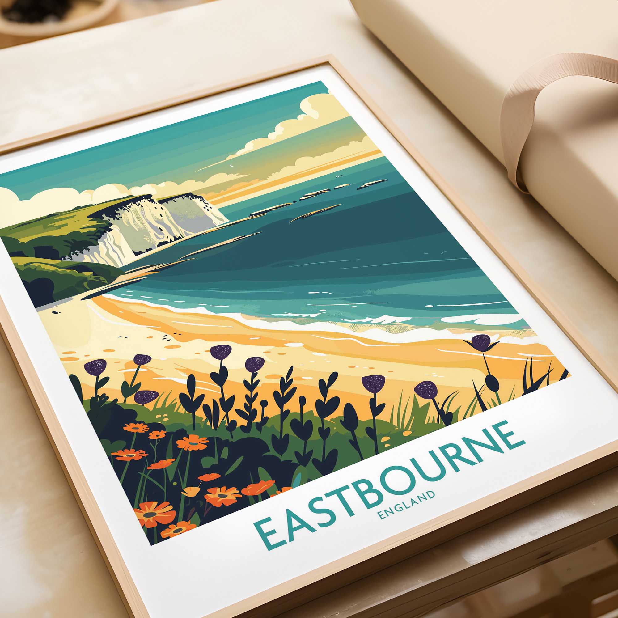 Stunning Eastbourne Travel Print Poster