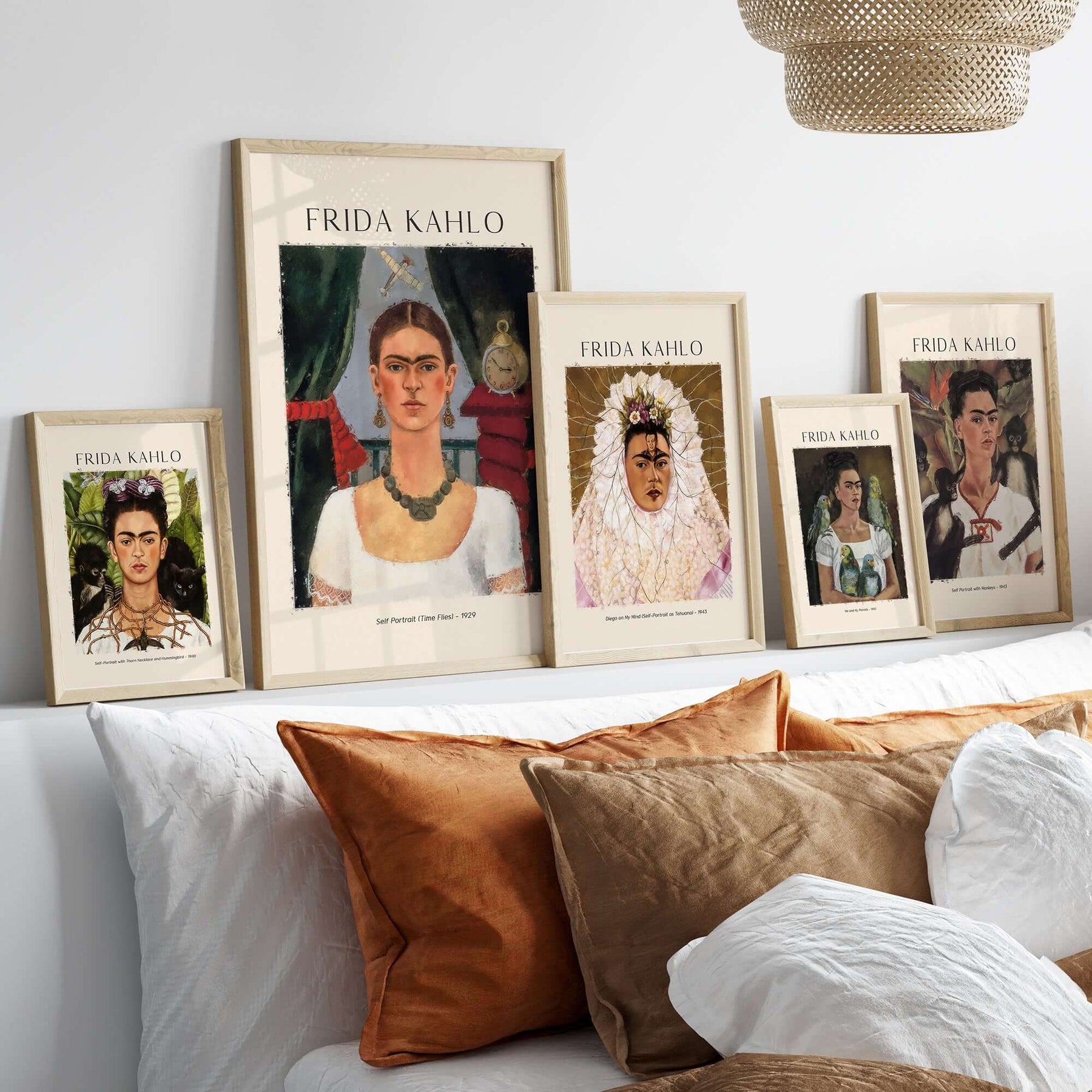 Frida Kahlo 1929 Vintage Art Print Poster