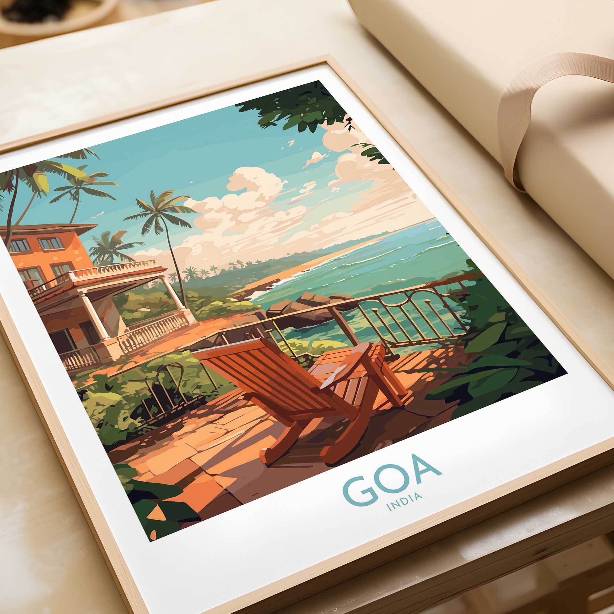 Stunning Goa Wall Art Print for Home Decor