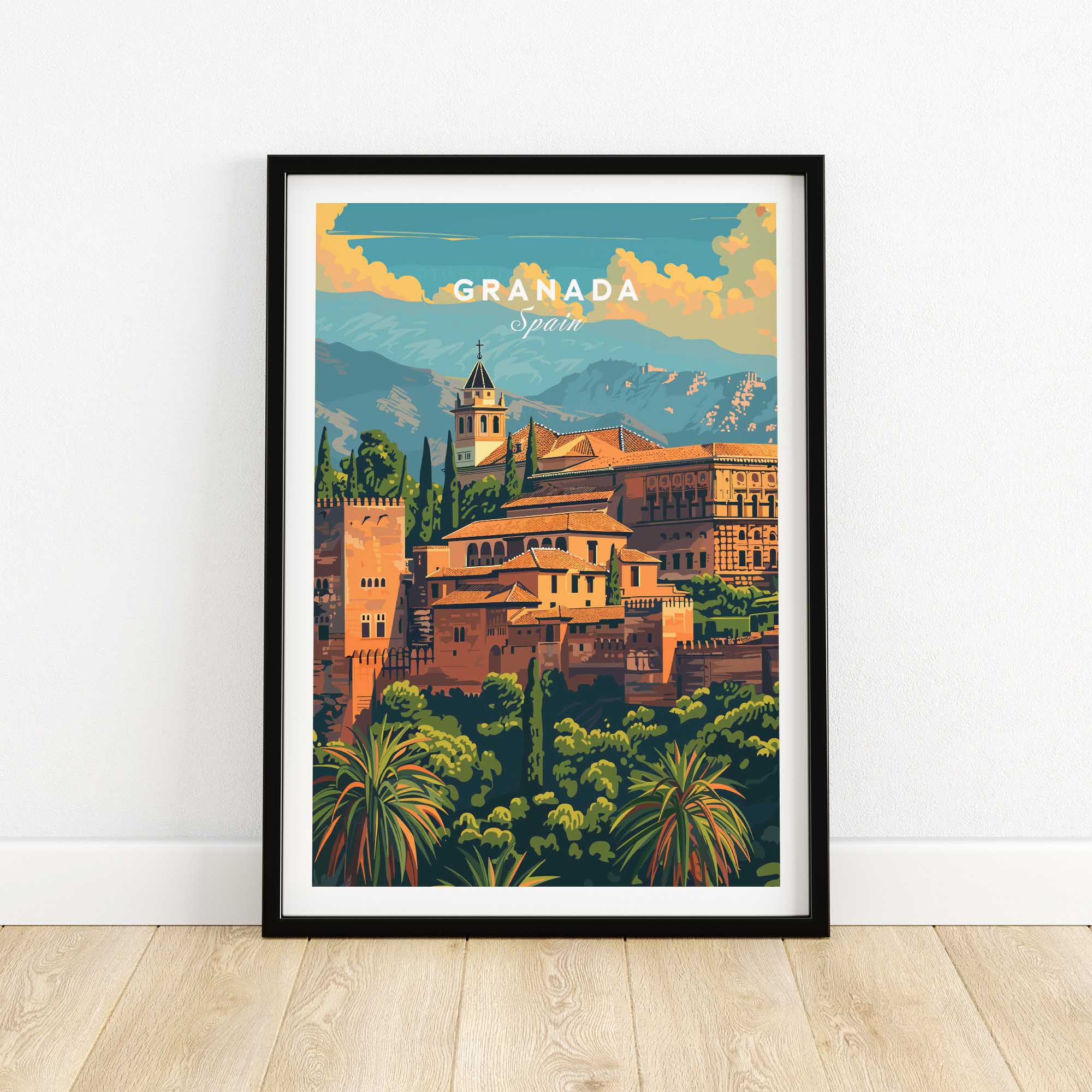 Vibrant Granada Art Print - Enhance Your Space – This Art World