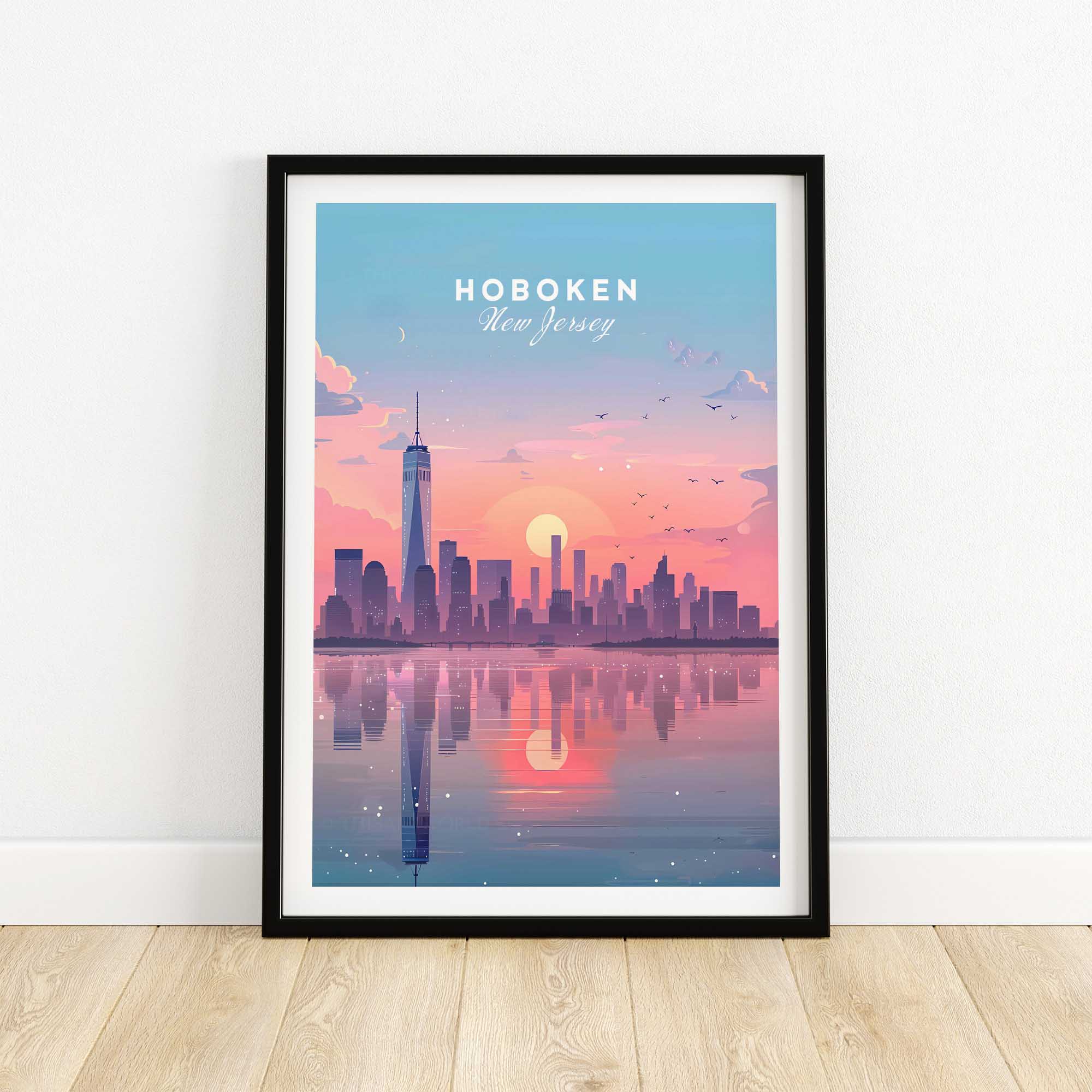 Stunning Hoboken Poster - Perfect Home Decor – This Art World