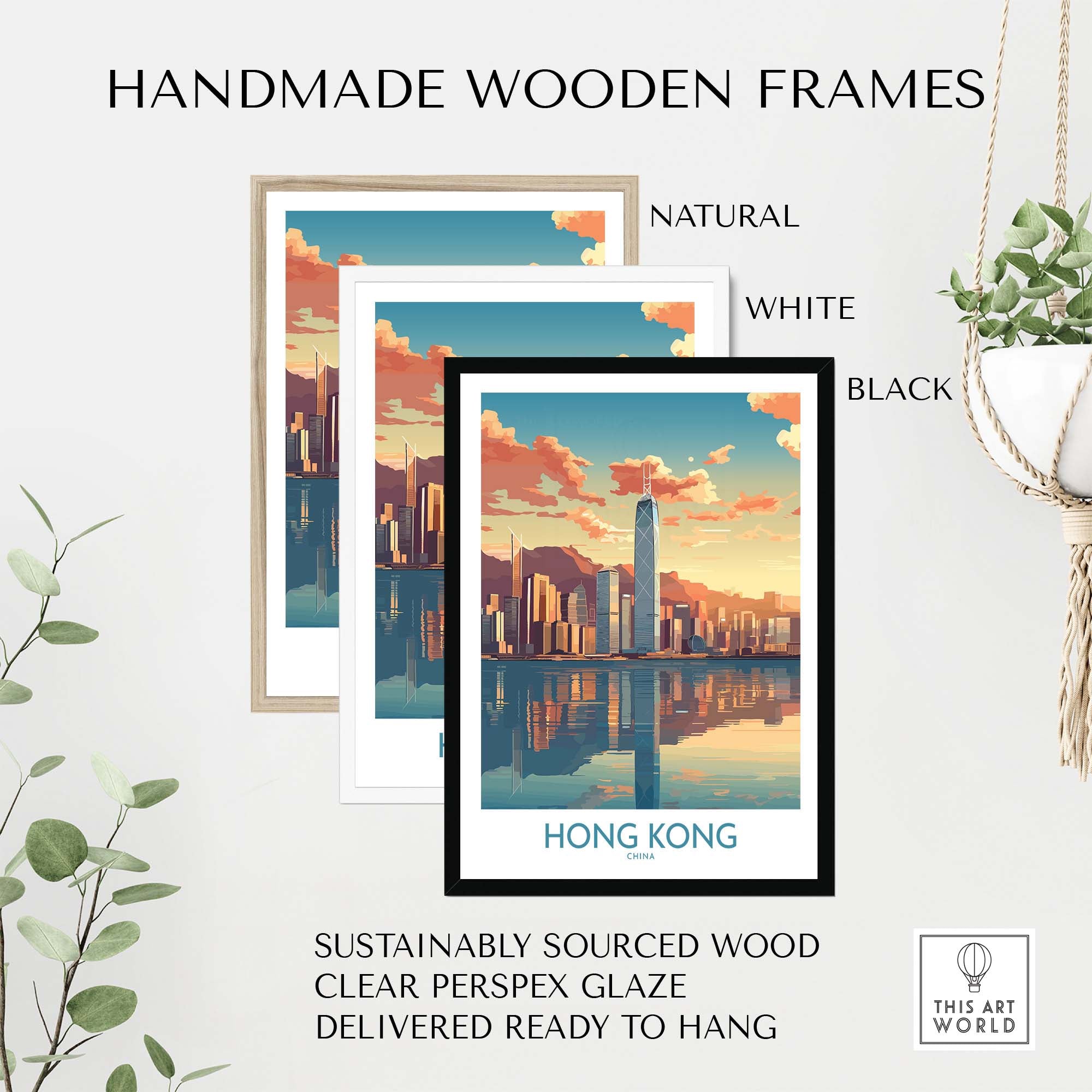 Hong Kong City Poster exclusive at This Art World