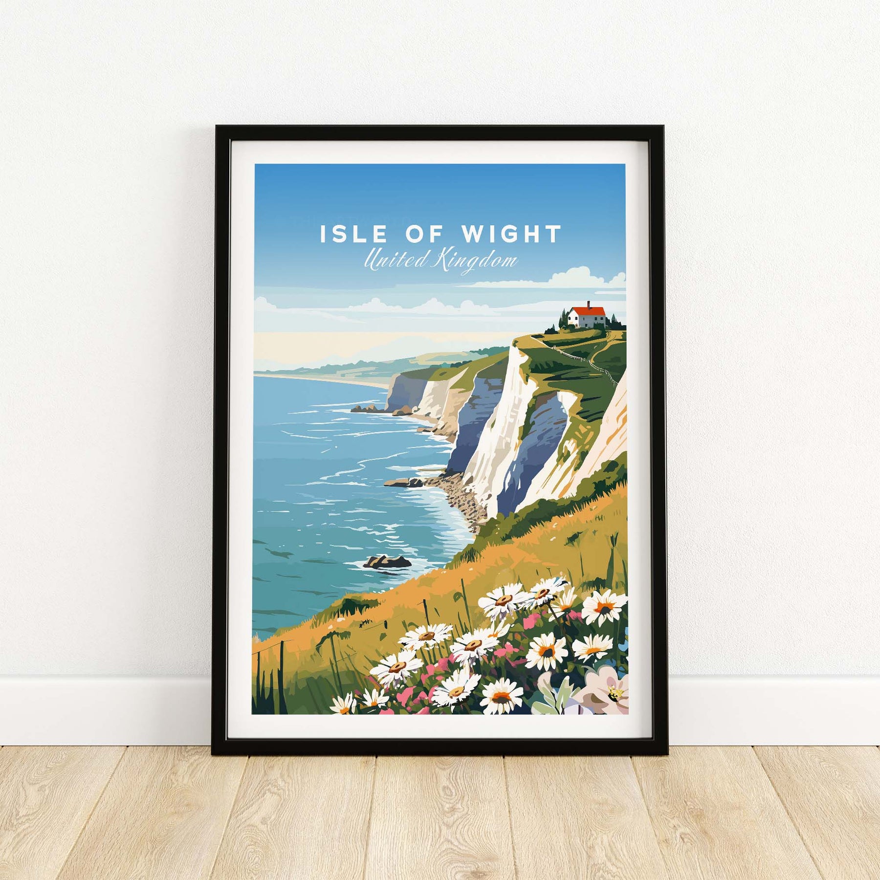Isle of Wight Poster - Vibrant UK Travel Art – This Art World