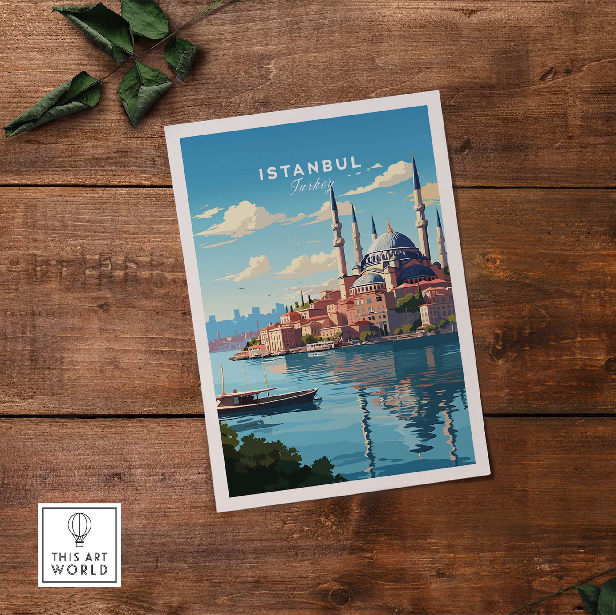 Istanbul Poster - Vibrant Middle East Art