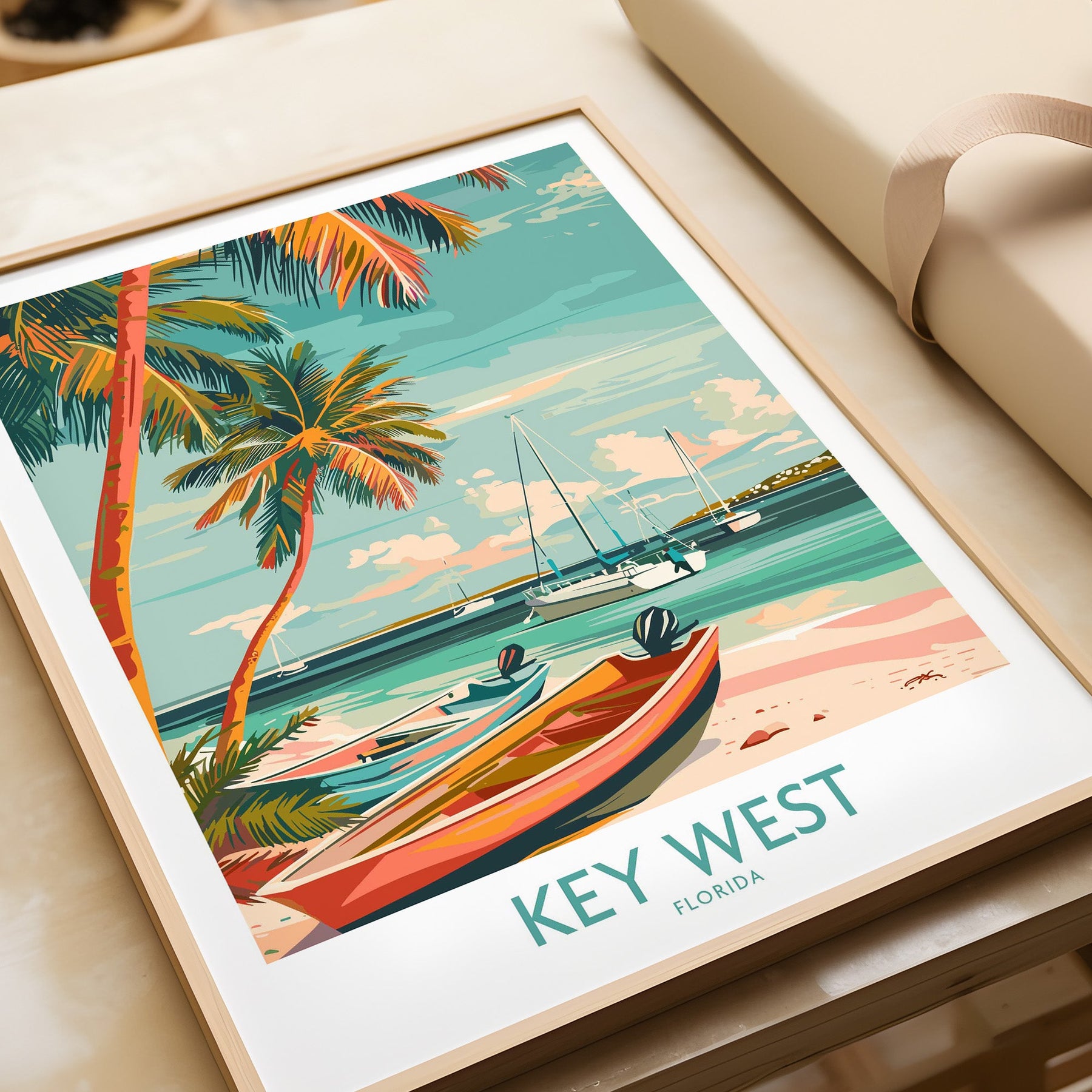 Key West Florida Poster - Vibrant Wall Art