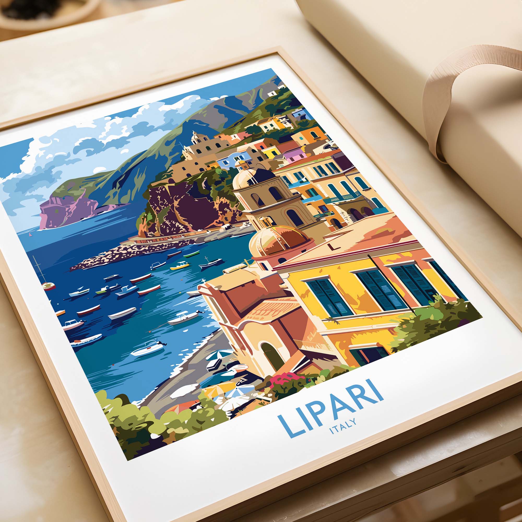 Lipari Wall Art - Stunning Italy Travel Prints – This Art World